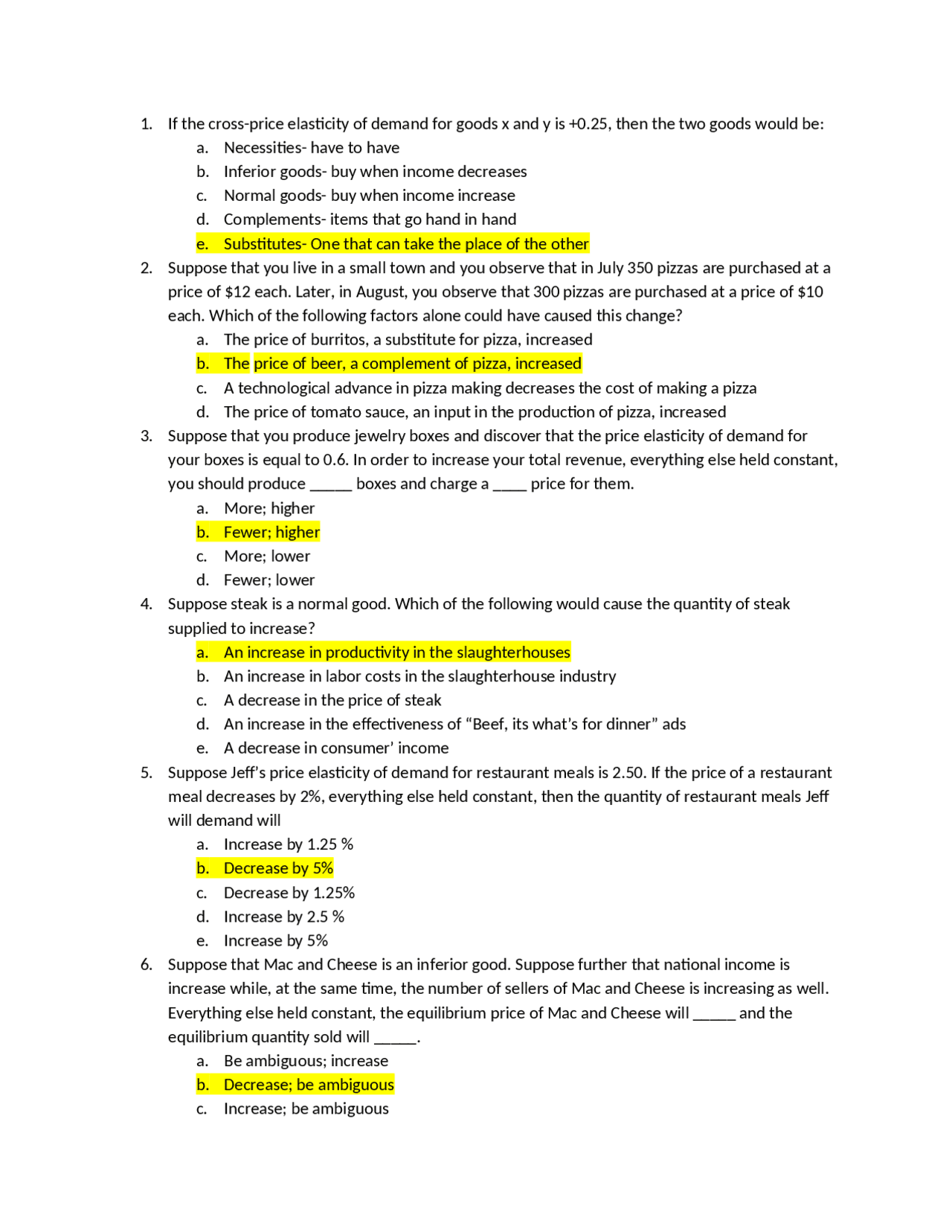 Practice Test for Solved - Principles of Macroeconomics | ECON 2010 ...