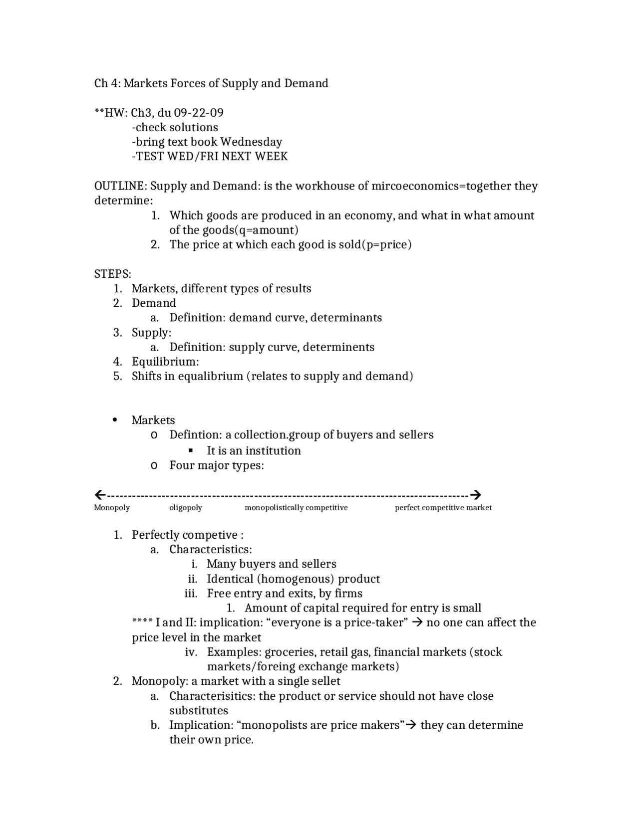 Markets Forces of Supply and Demand - Lecture Notes | ECON 106 | Study ...