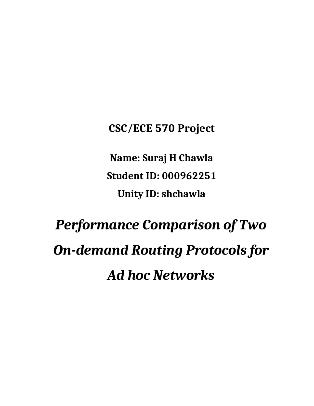 Project Paper Assignment Computer Networks Csc 570 Docsity