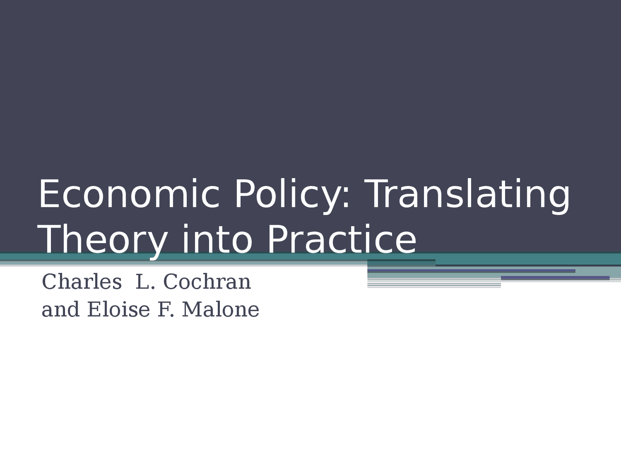 US Economic Policy: Analysis of Taxation and Fiscal Policy - Prof. Hoon ...