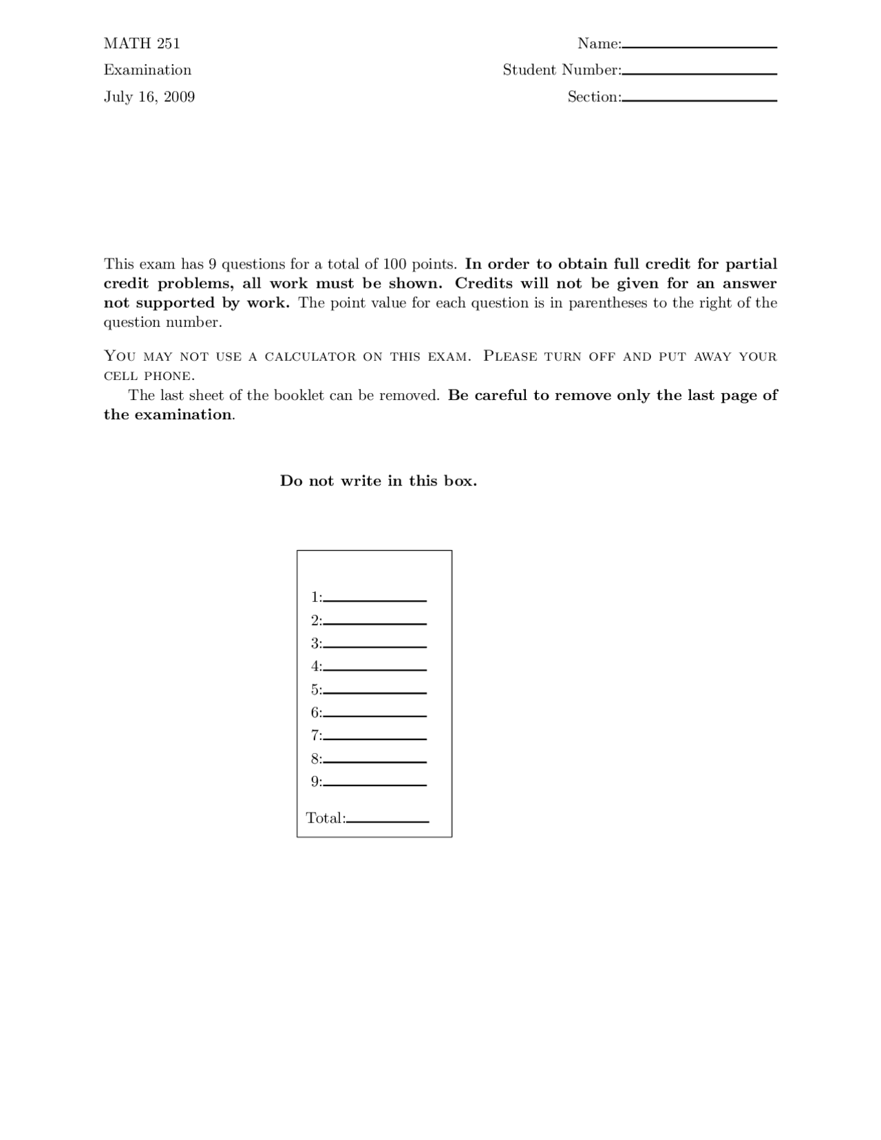 Sample Questions For Exam Ordinary And Partial Differential Equations