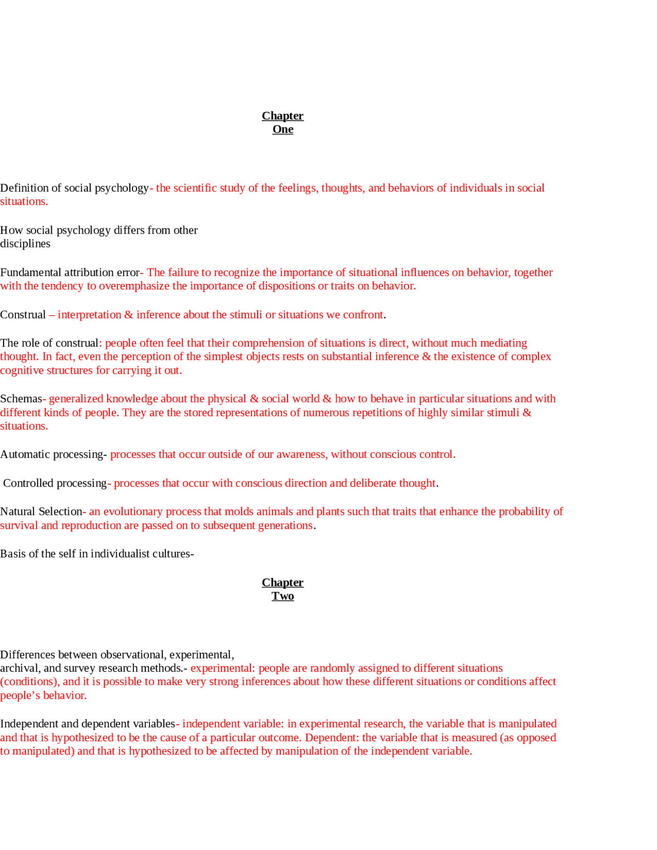 Final Exam Study Guide - Social Psychology | SOP 3004 | Study notes ...