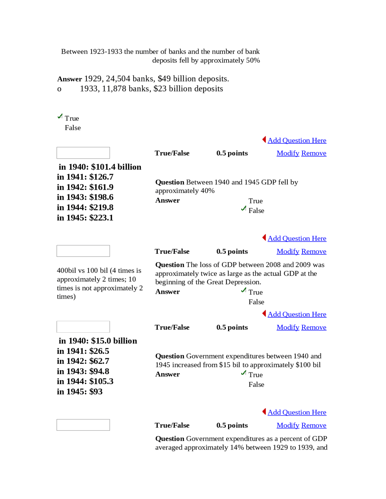 Quiz 13 With Answer Key Principles Of Economics Econ 101 Docsity