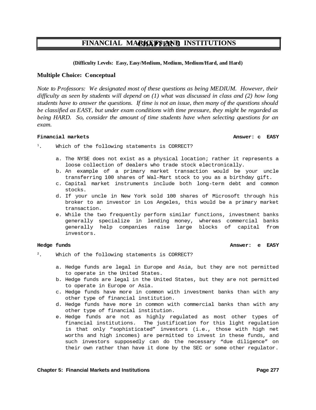22 Questions On Corporate Finance With Answers Fin 221 Docsity