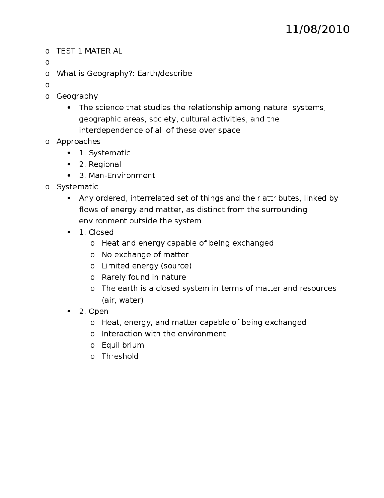 Physical Geography: Land and Water Surfaces - Exam Review Sheet | GEOG ...