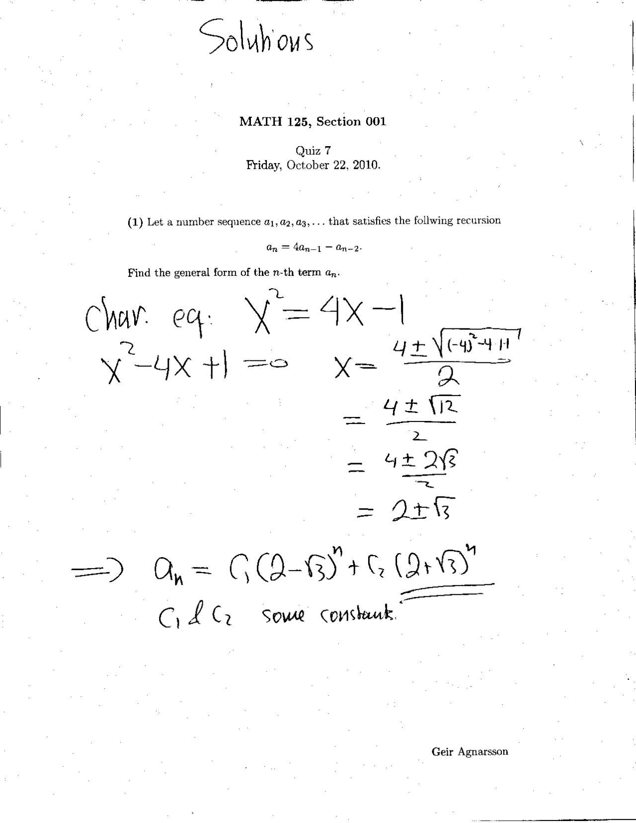 Draw Isomorphic Graph Discrete Mathematics Solved Quiz Math 125