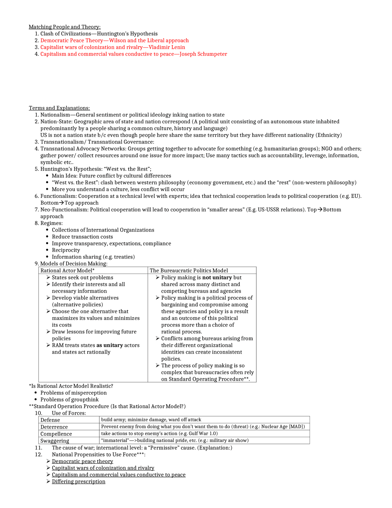 Test 2 Review - Introduction to Internal Relations | INTA 1110 | Study ...