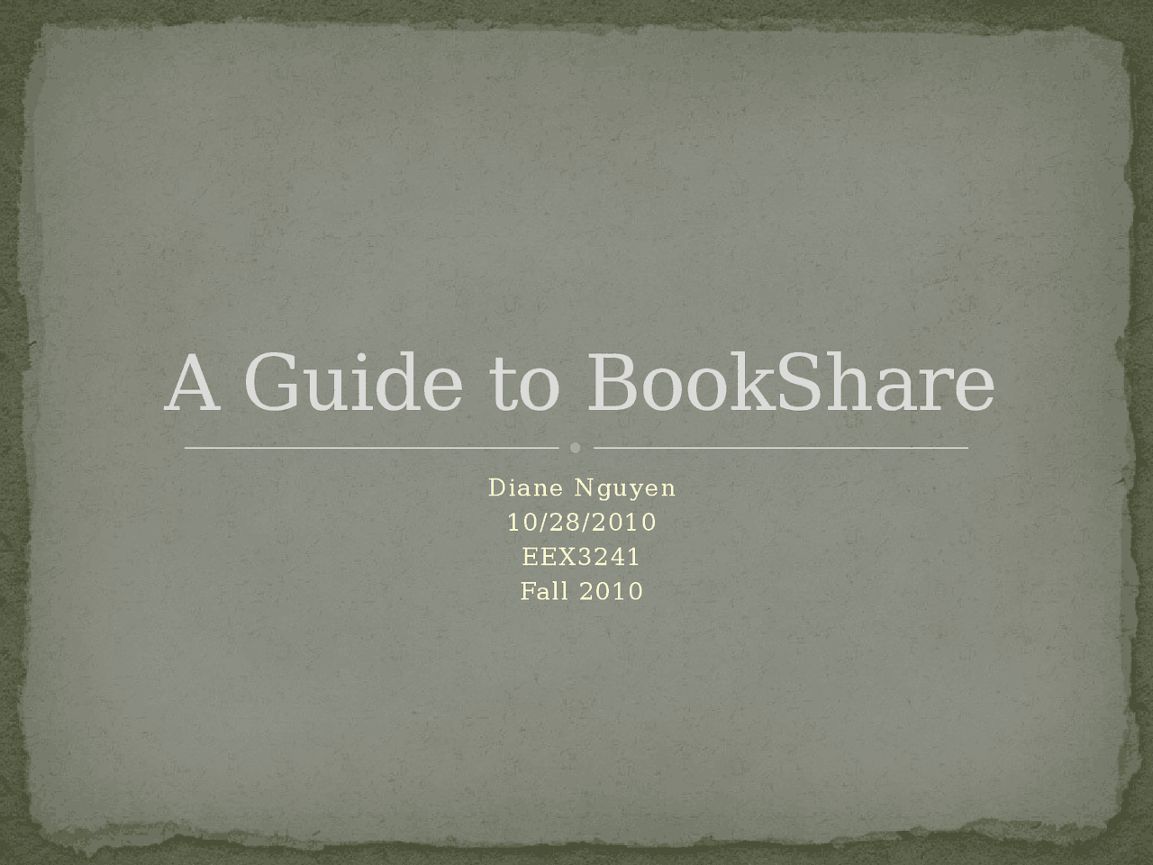 A Guide to Bookshare in Academic Skills - Project | EEX 3241 - Docsity