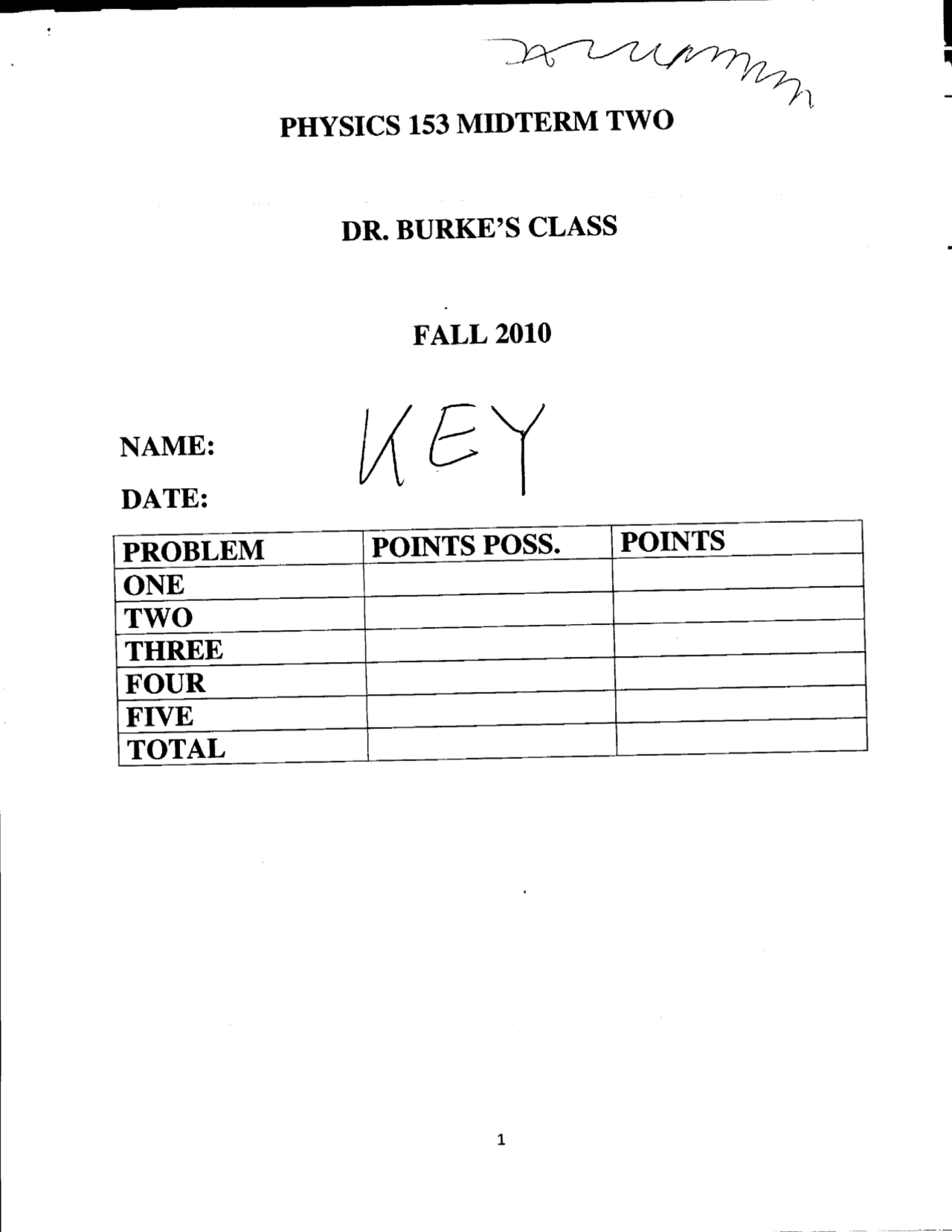 Midterm Exam 2 With Answer Key Fundamentals Of Physics Iii Optics