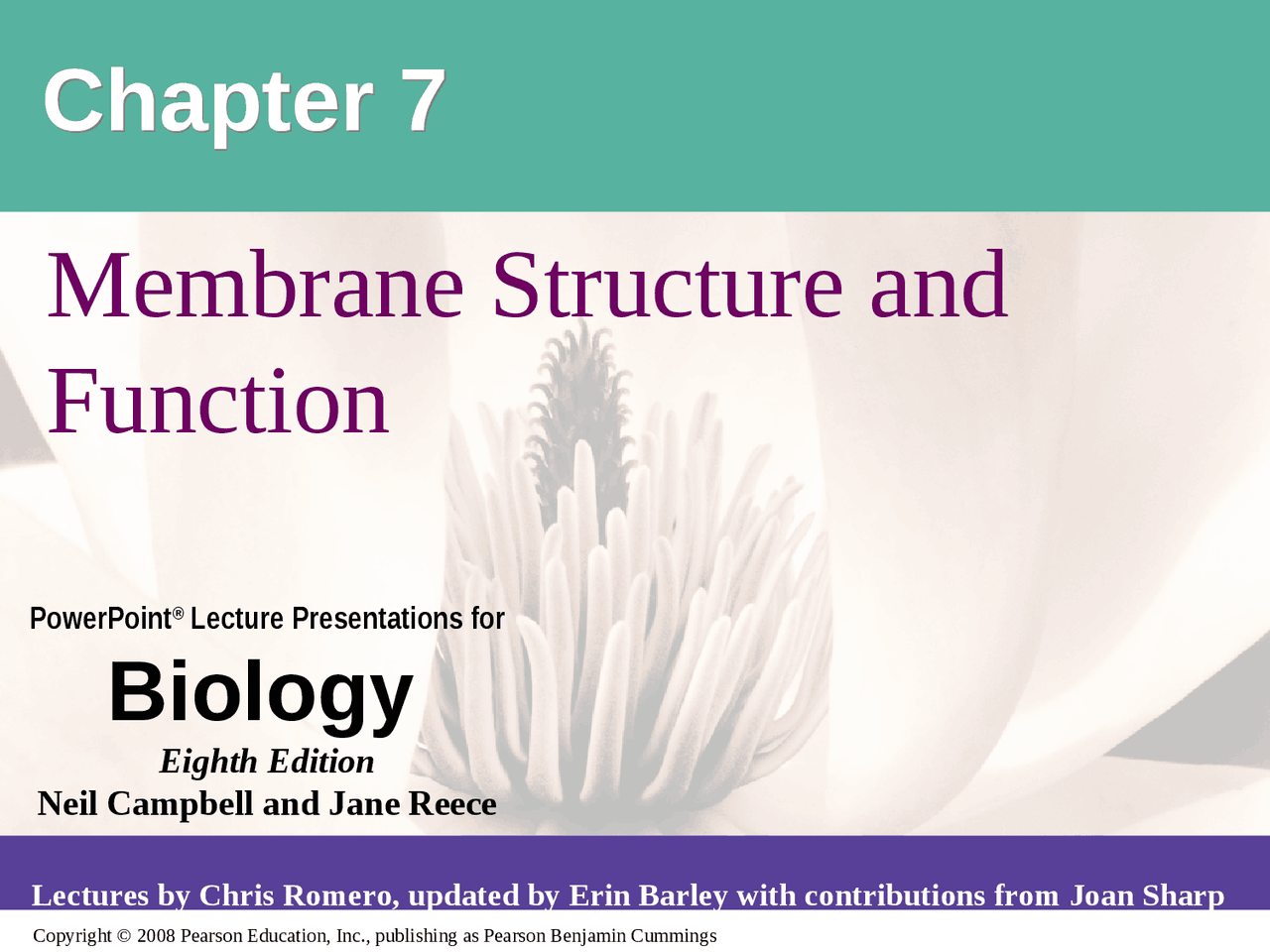 Membrane Structure And Function Lecture Notes Bio 2000 Docsity