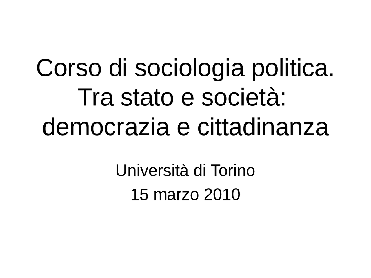 Democrazia E Cittadinanza Rush Docsity