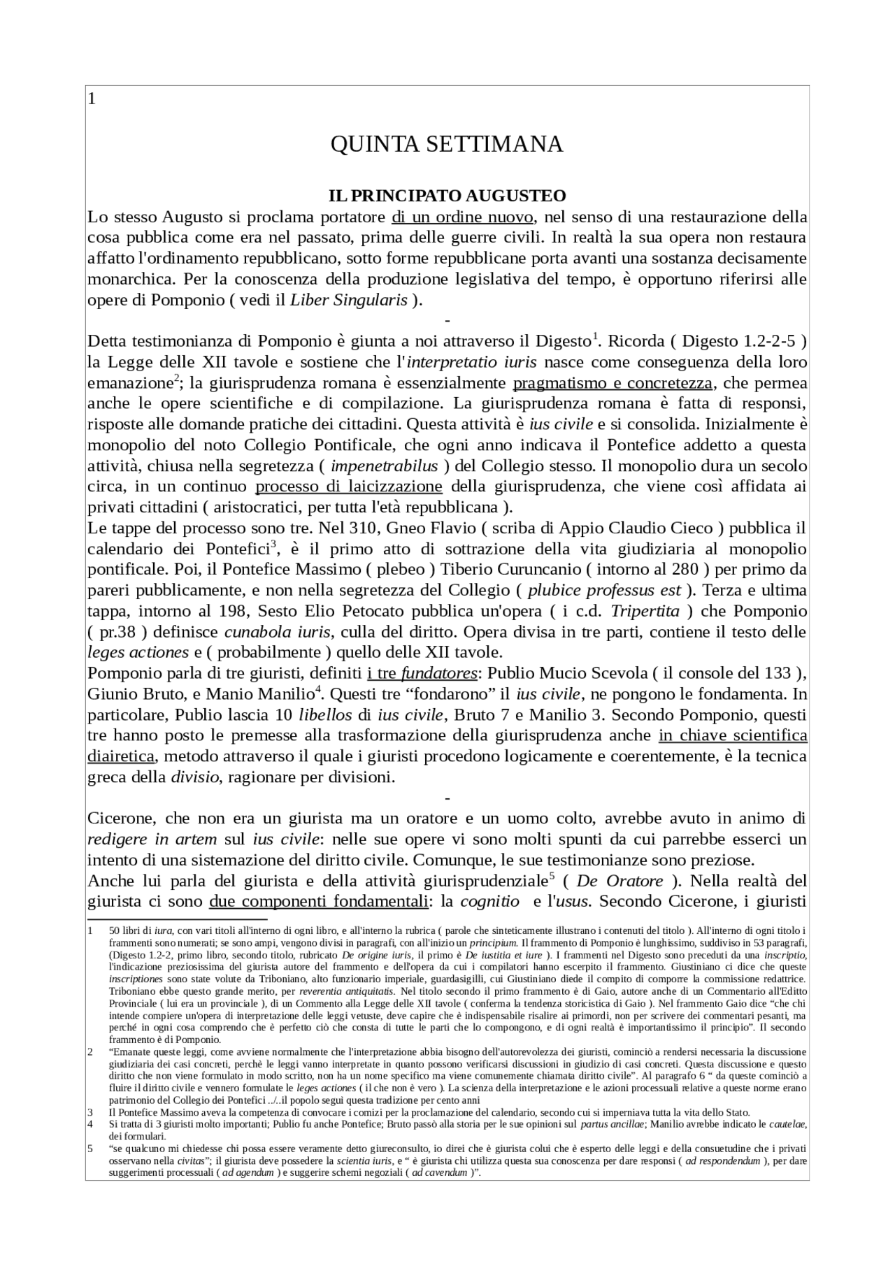 Storia Del Diritto Romano 5 Docsity