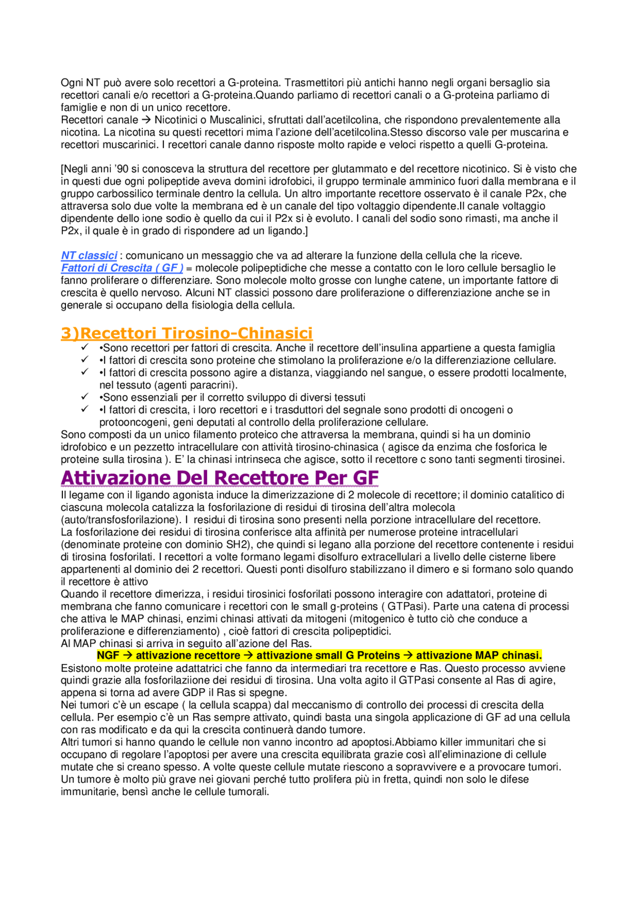 Farmacologia Appunti Riassunti Docsity