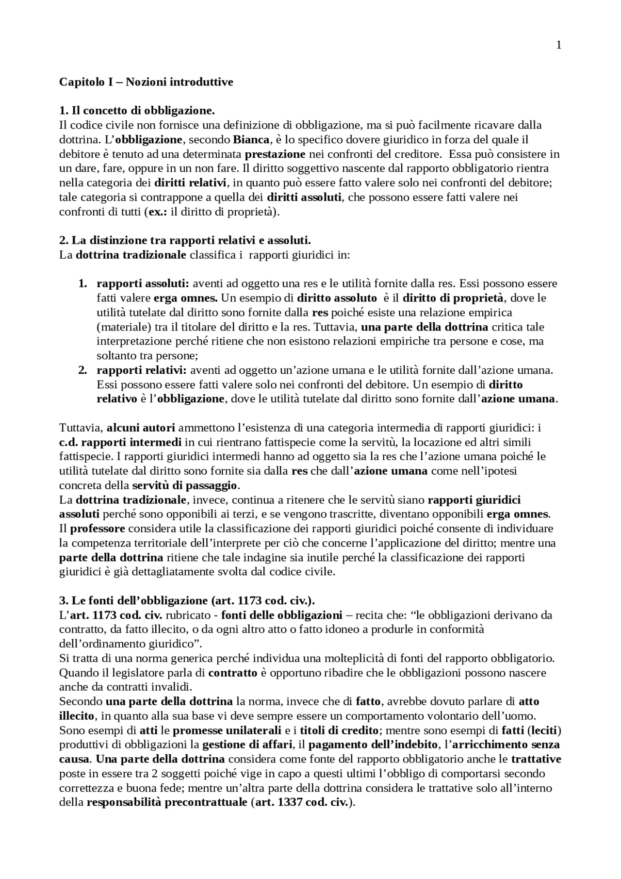 Diritto Civile Ii Bianca Prof Grassi Docsity