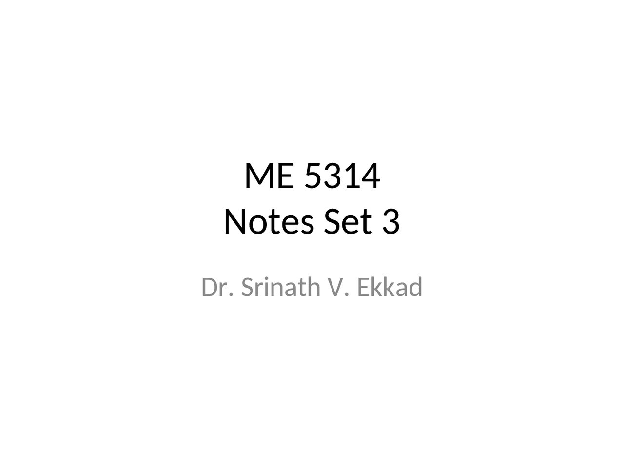 Boundary Layer Equations Lecture Slides Me 5314 Docsity