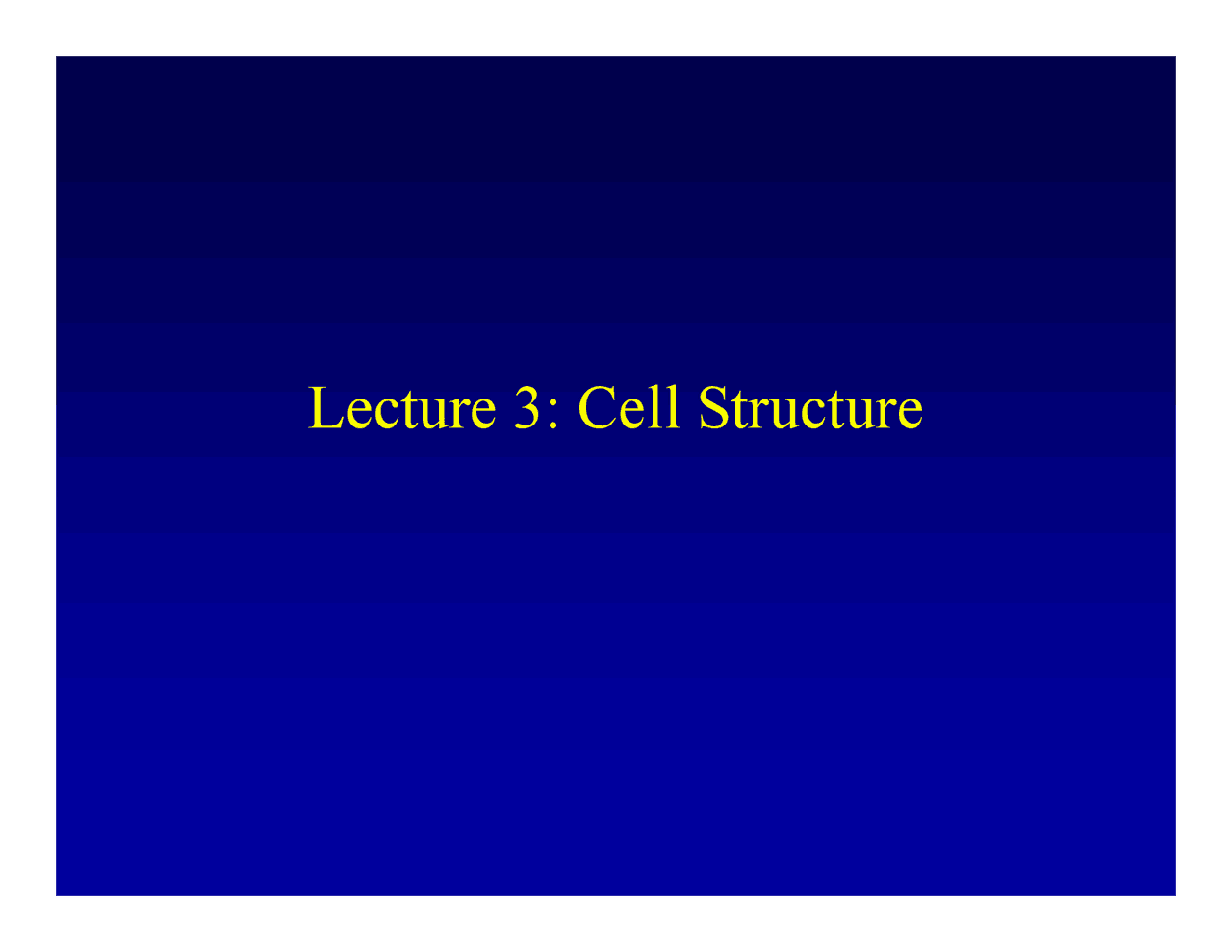 Cell Structure Lecture Slides Microbiology Bios 3120 Docsity