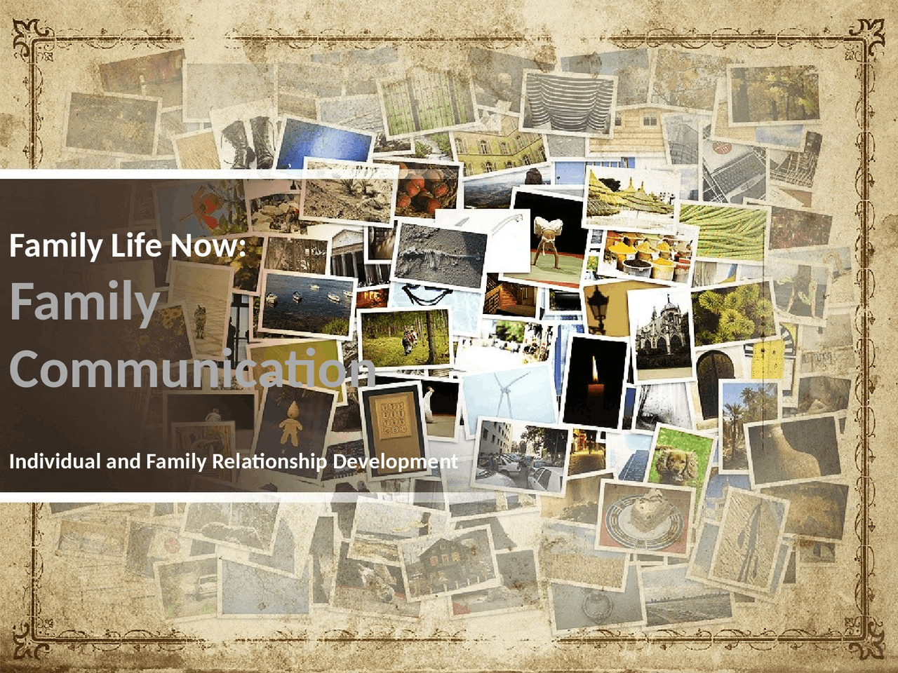 Family Communication - Development of Individual and Family ...