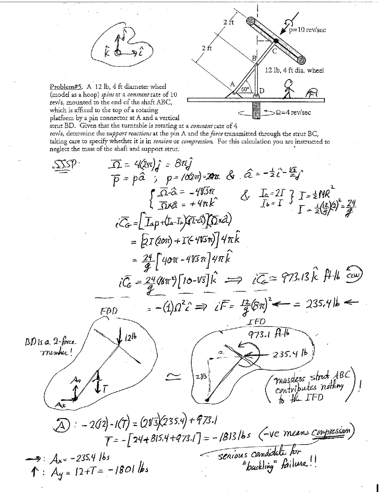 Practice Problem On Intermediate Dynamics Practice Quiz Me 316