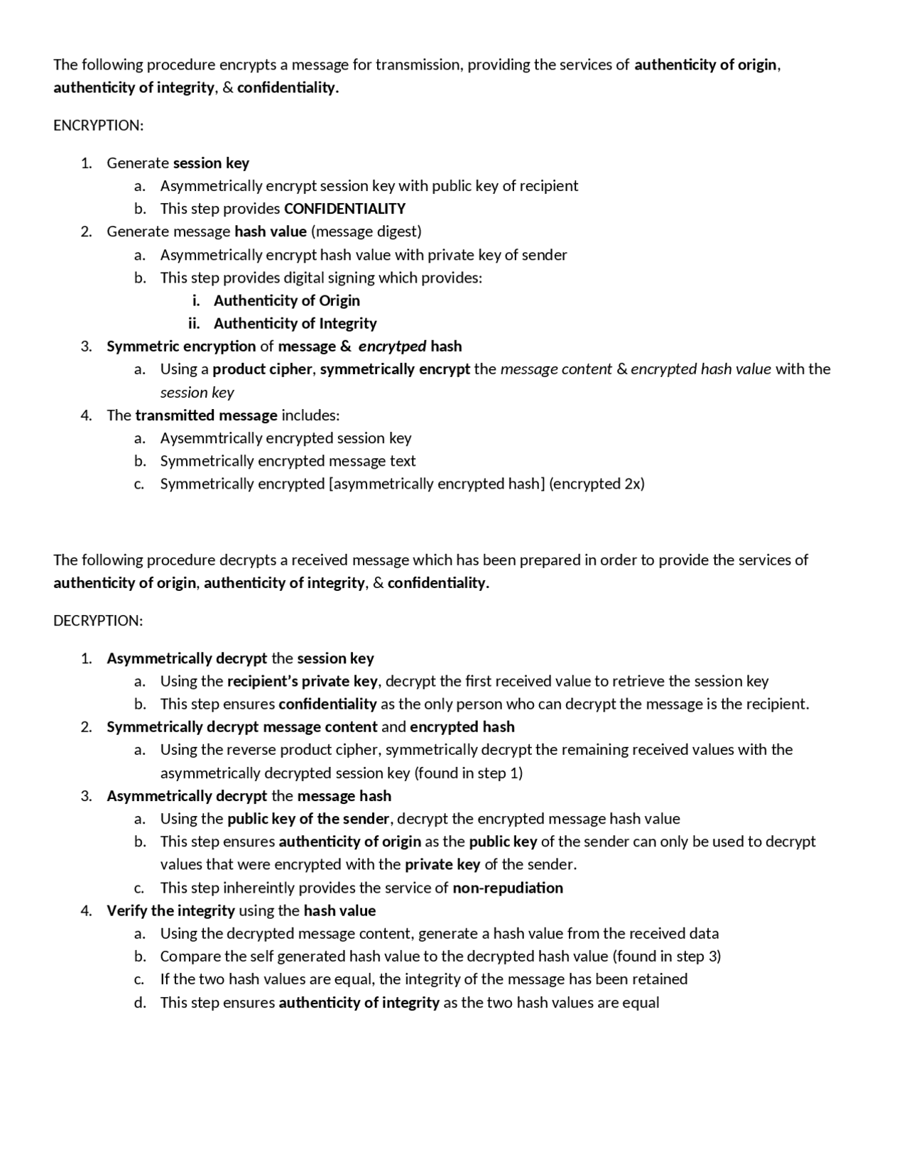 Encryption and Decryption - Study Guide | IT 223 | Study notes ...