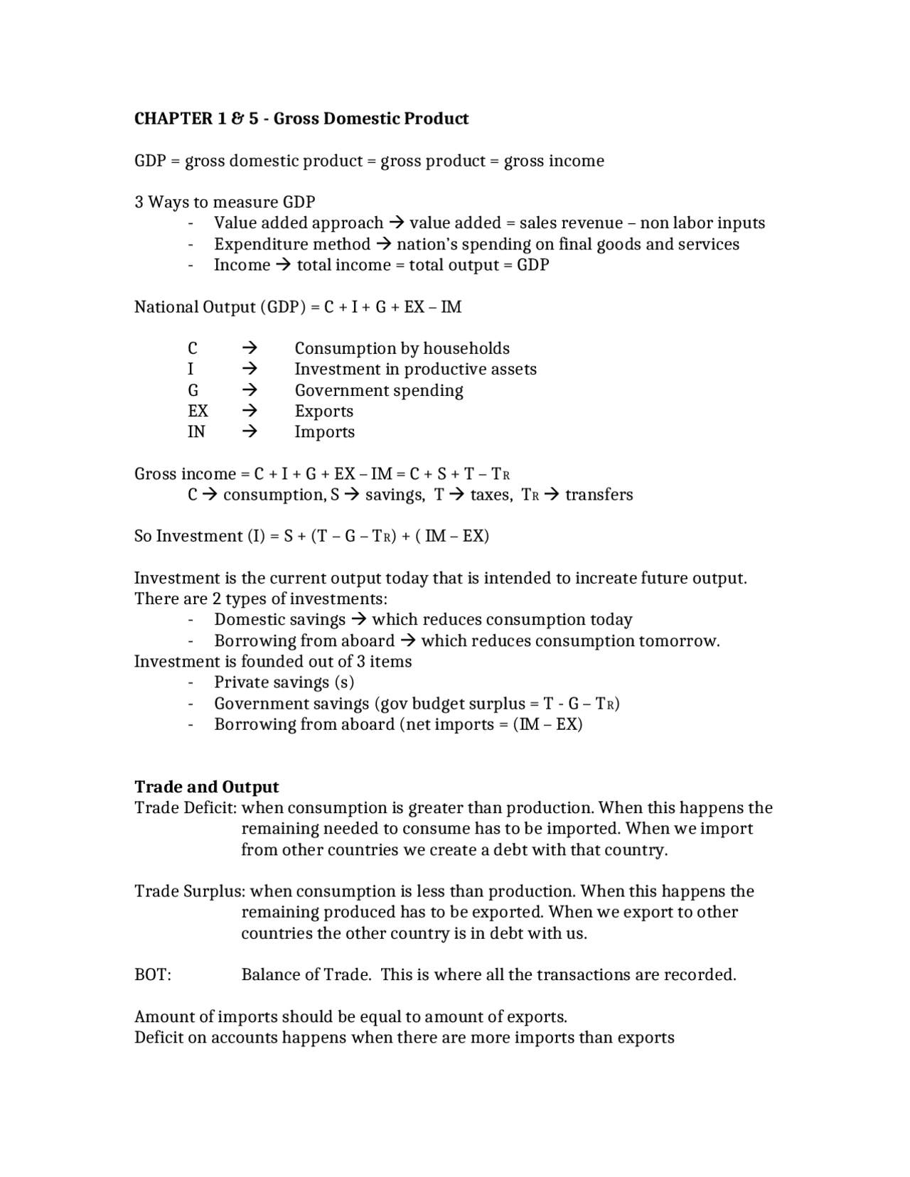 Economics 101: Understanding Gross Domestic Product, Money, and ...
