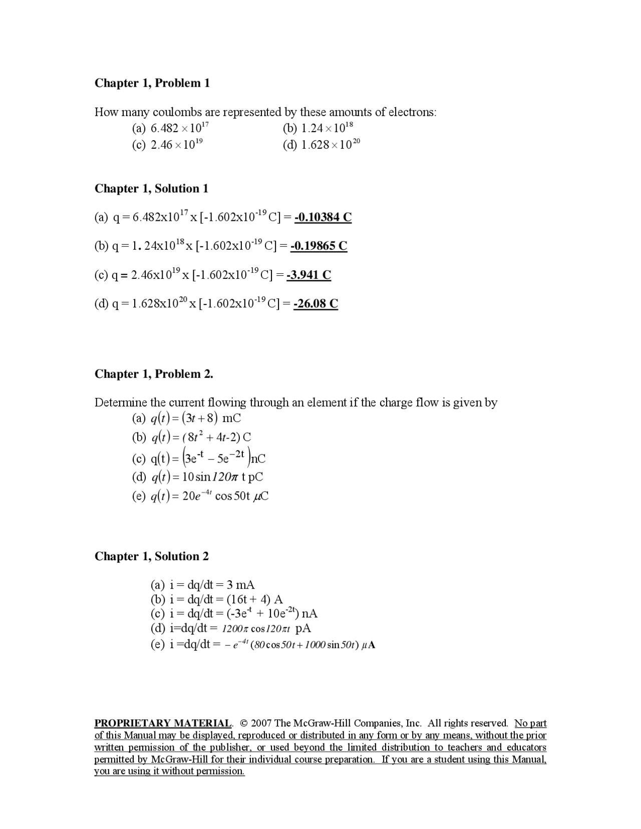 39 Problems On Circuit Analysis With Solutions Ece 2100 Docsity