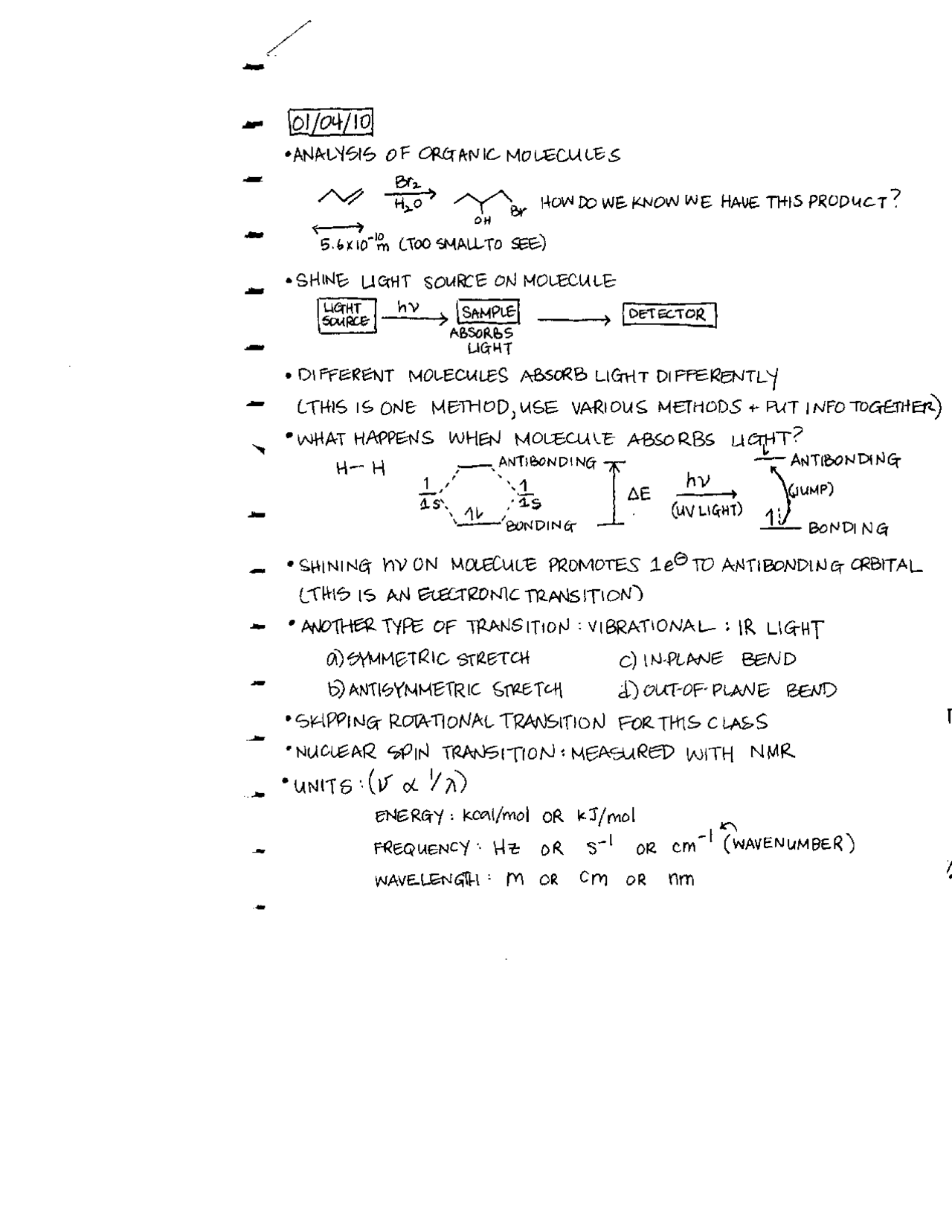 Analysis of Organic Molecule - Organic Chemistry | CHEM 112B | Study ...