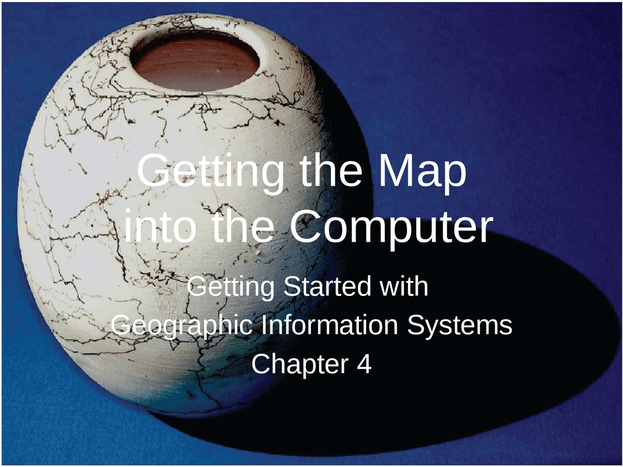 Getting the Map into Computer in the Geographic Information Systems | GEOG 310I - Docsity