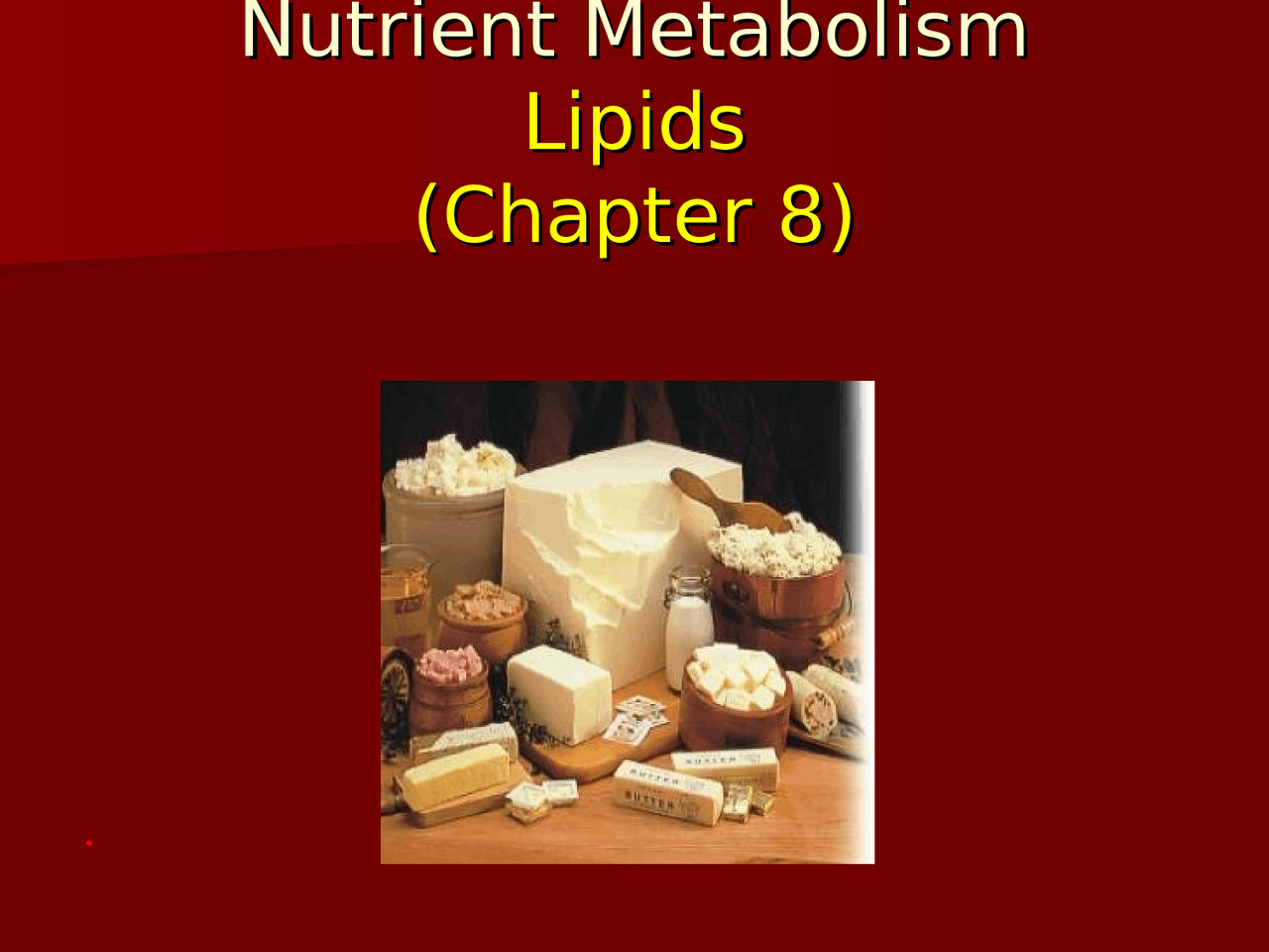 Nutrient Metabolism Lipids - Animal Nutrition and Feeding | ALS 3204 ...