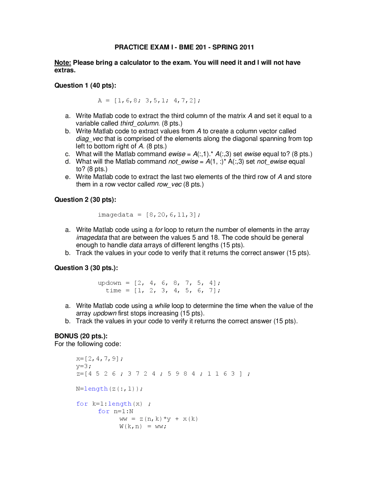 Matlab Code, Tracking Table - Computer Methods in Biomedical ...