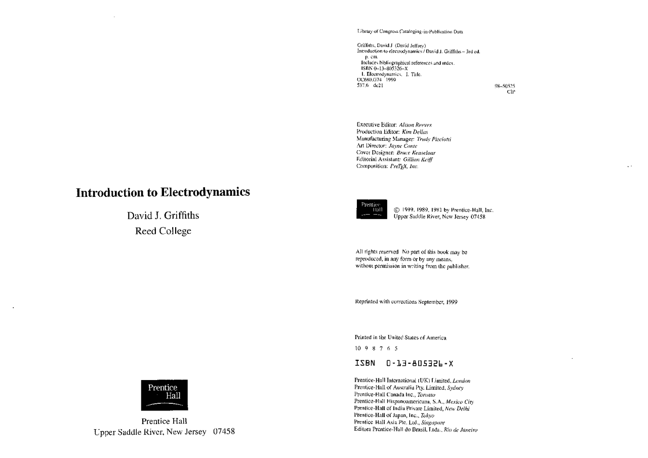 Introduction to Electrodynamics - Fields and Waves I | PHYSICS 555 - Docsity