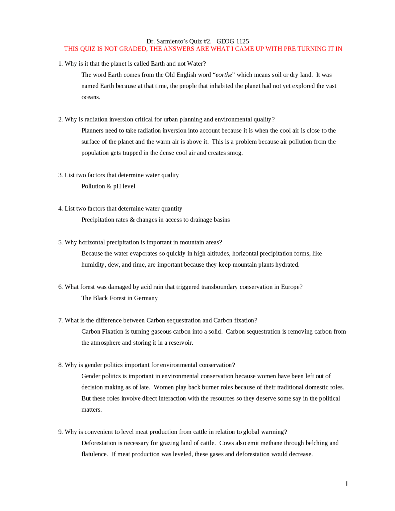 Earth Geology Basic Questions And Answers Resources Society Geog