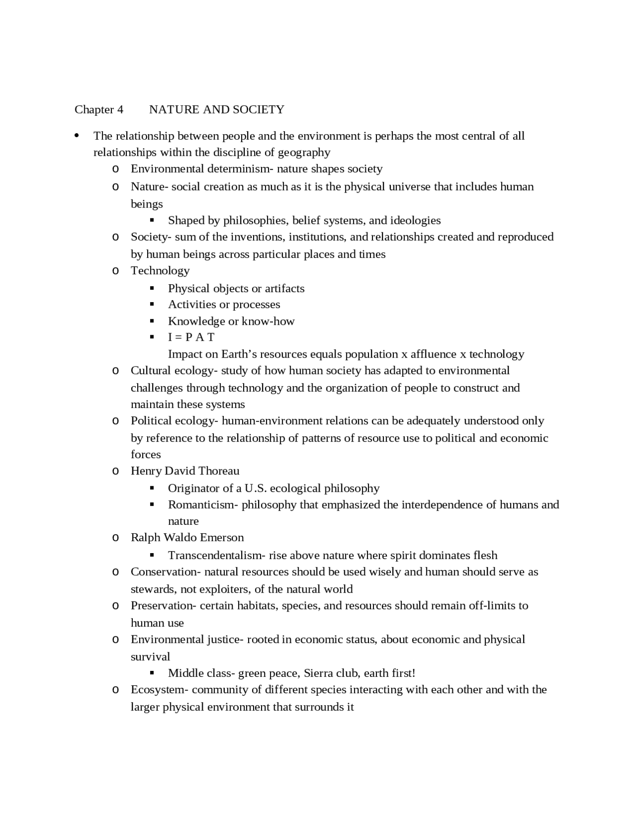 Nature and Society - Human Geography: People, Places and Cultures ...