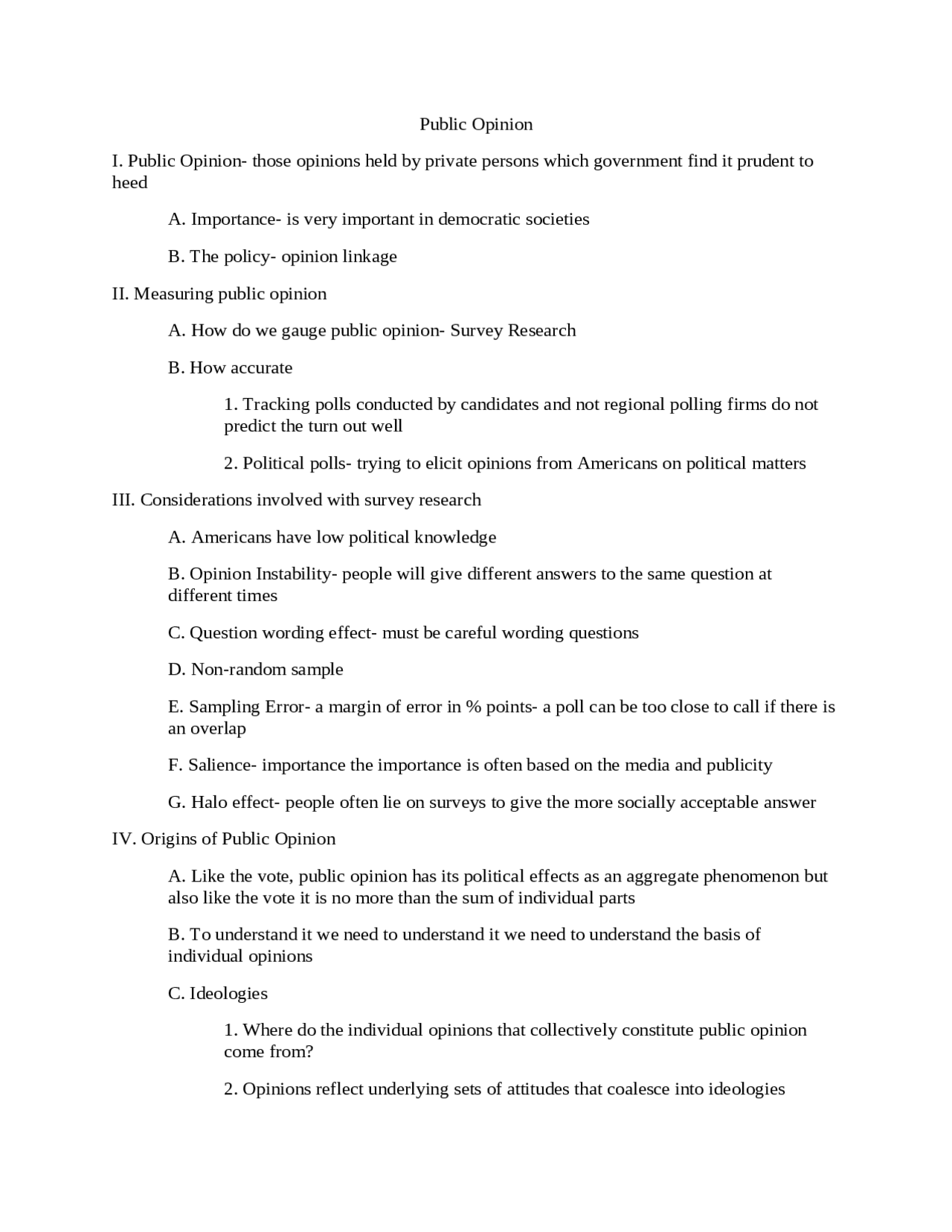 Introduction to Political Science -Exam Study Guide | POLS 2000 - Docsity