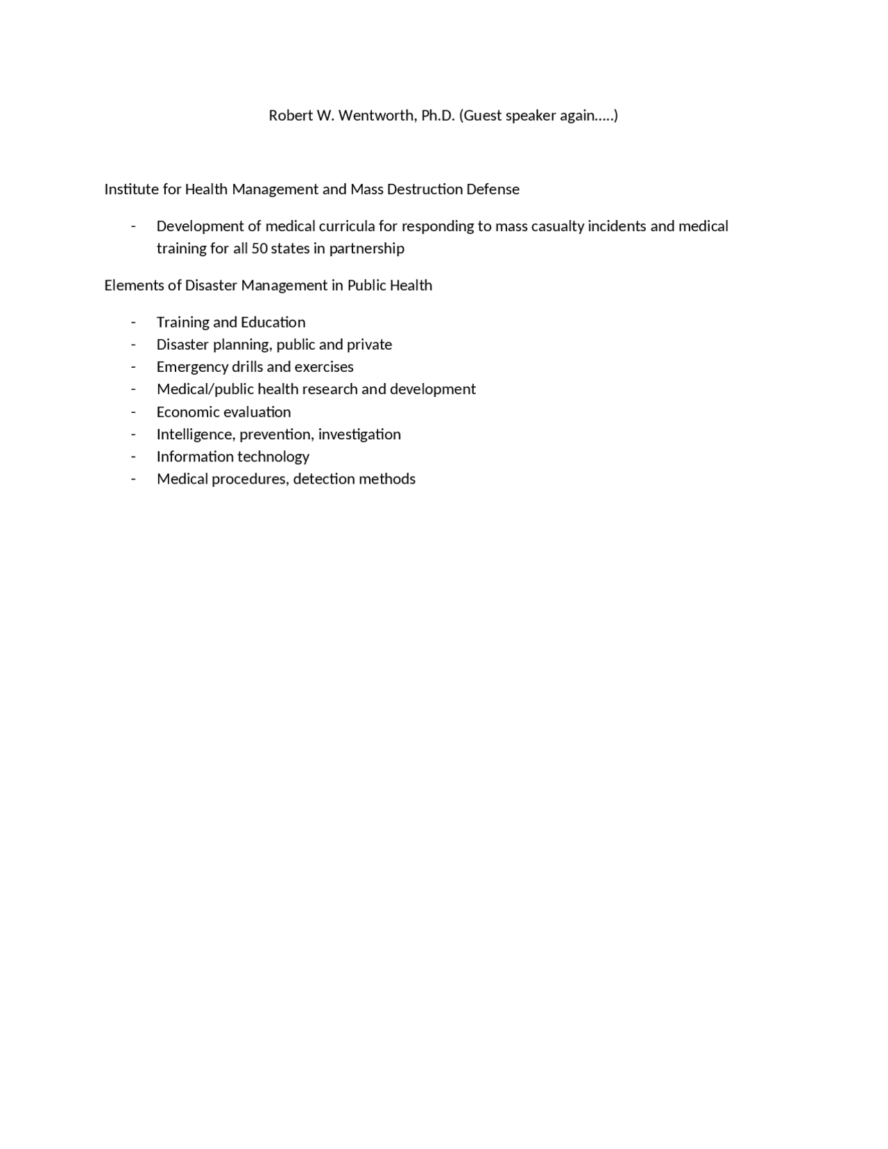 Elements Of Disaster Management In Public Health PBHL 3100 Docsity Elements Of Disaster Management In Public Health PBHL 3100 Docsity