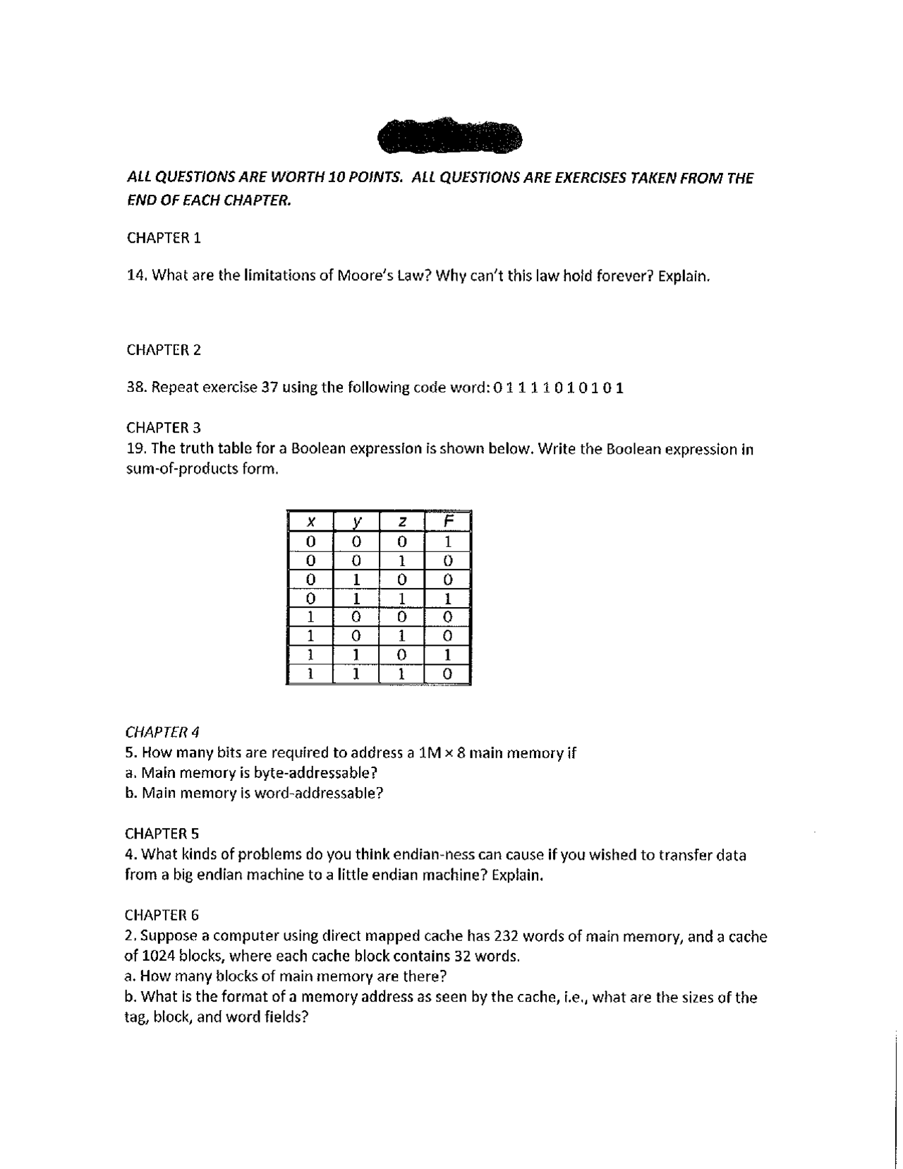 4 Questions On Systems Analysis And Design Quiz 1 Docsity