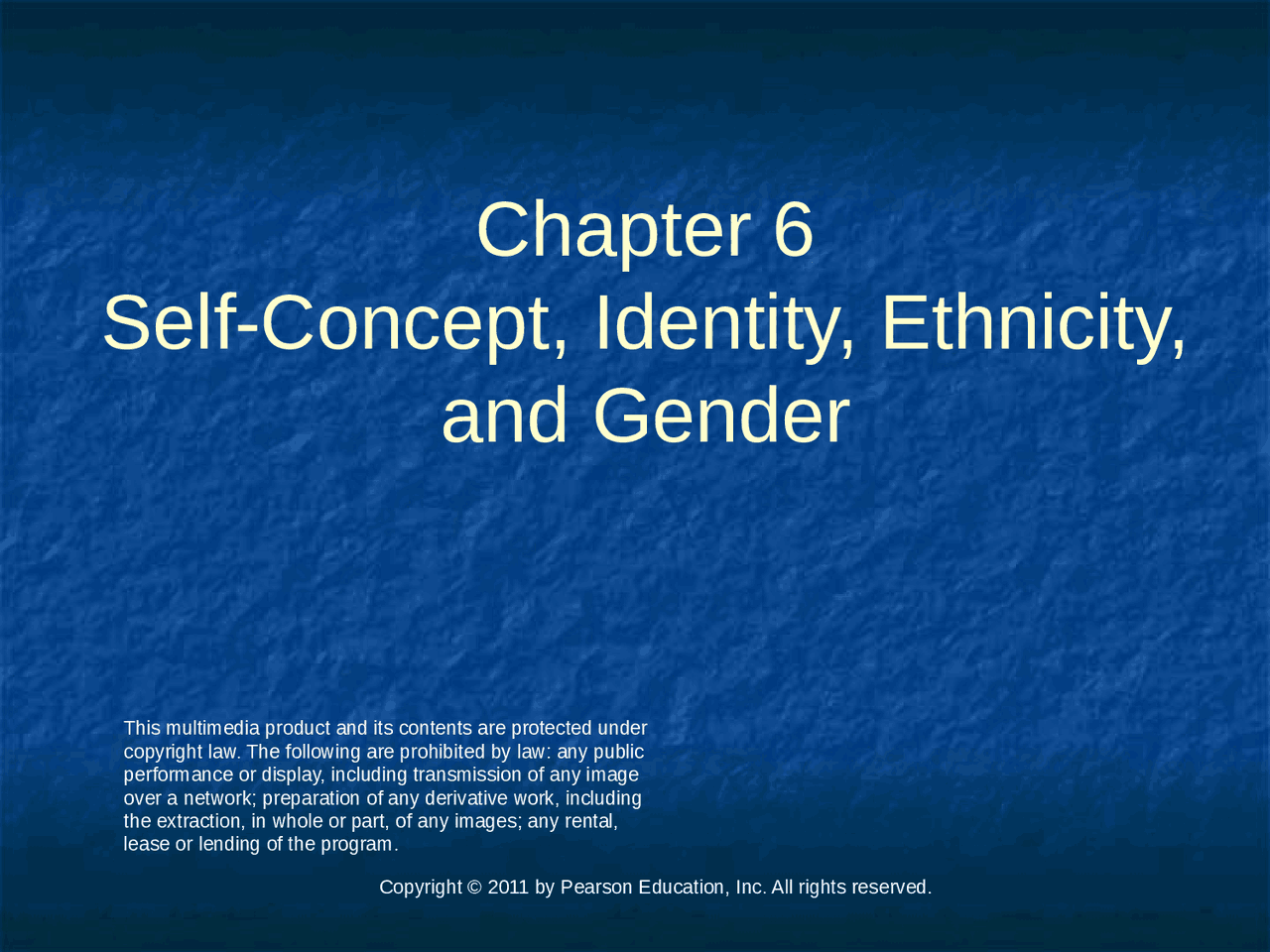 Self Concept Identity Ethnicity And Gender Lecture Slides Docsity