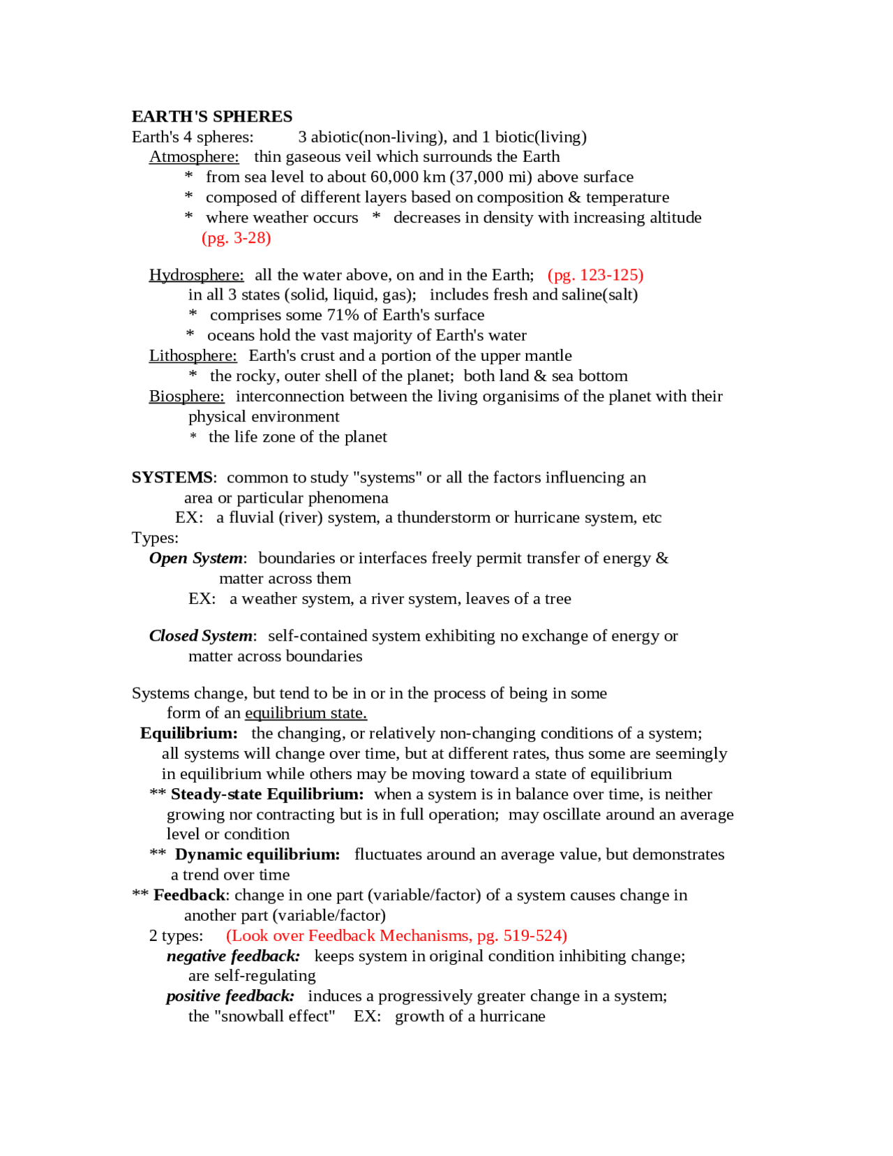 Earth Spheres Introduction To Weather And Climate Geog 1112 Docsity