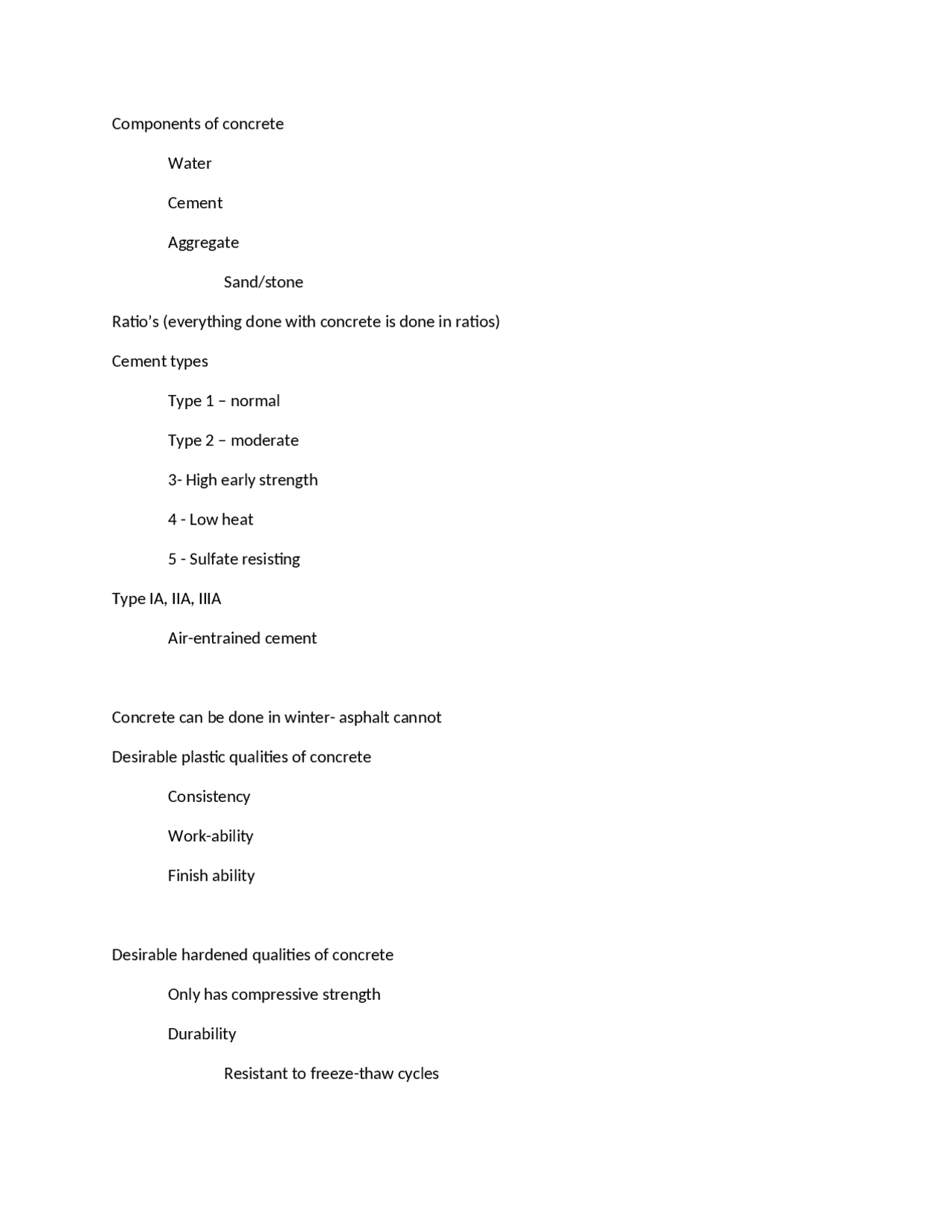 Components of Concrete - Residential Construction Materials and Methods ...