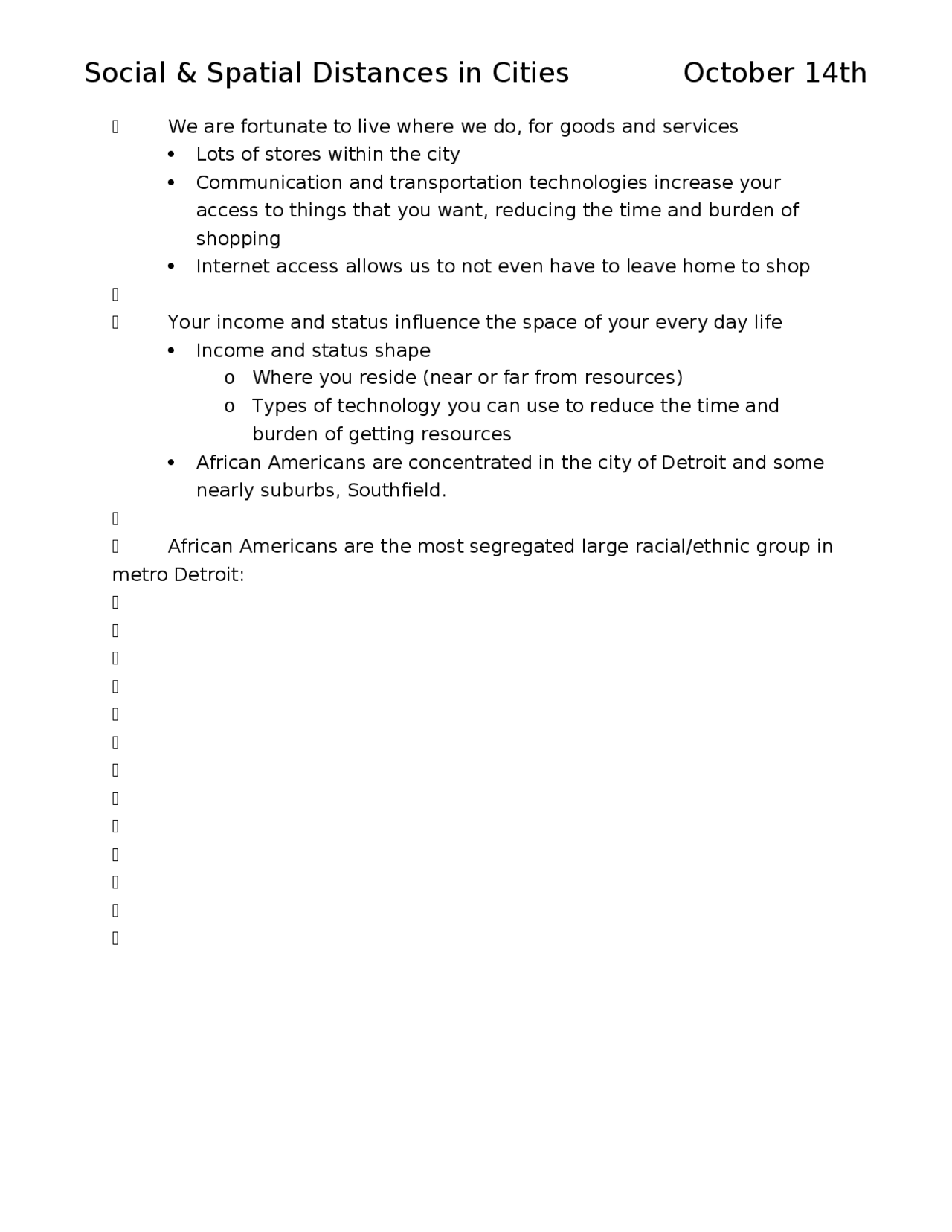 Social and Spatial Distances in Cities - Urban Sociology | SOC 375 ...