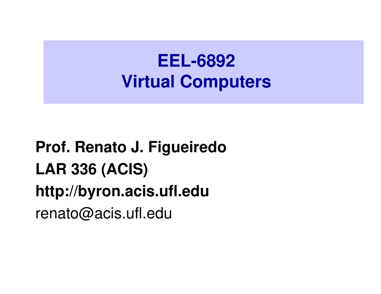 Introduction to Motivation, Scope, Basic Concepts | EEL 6892 - Docsity