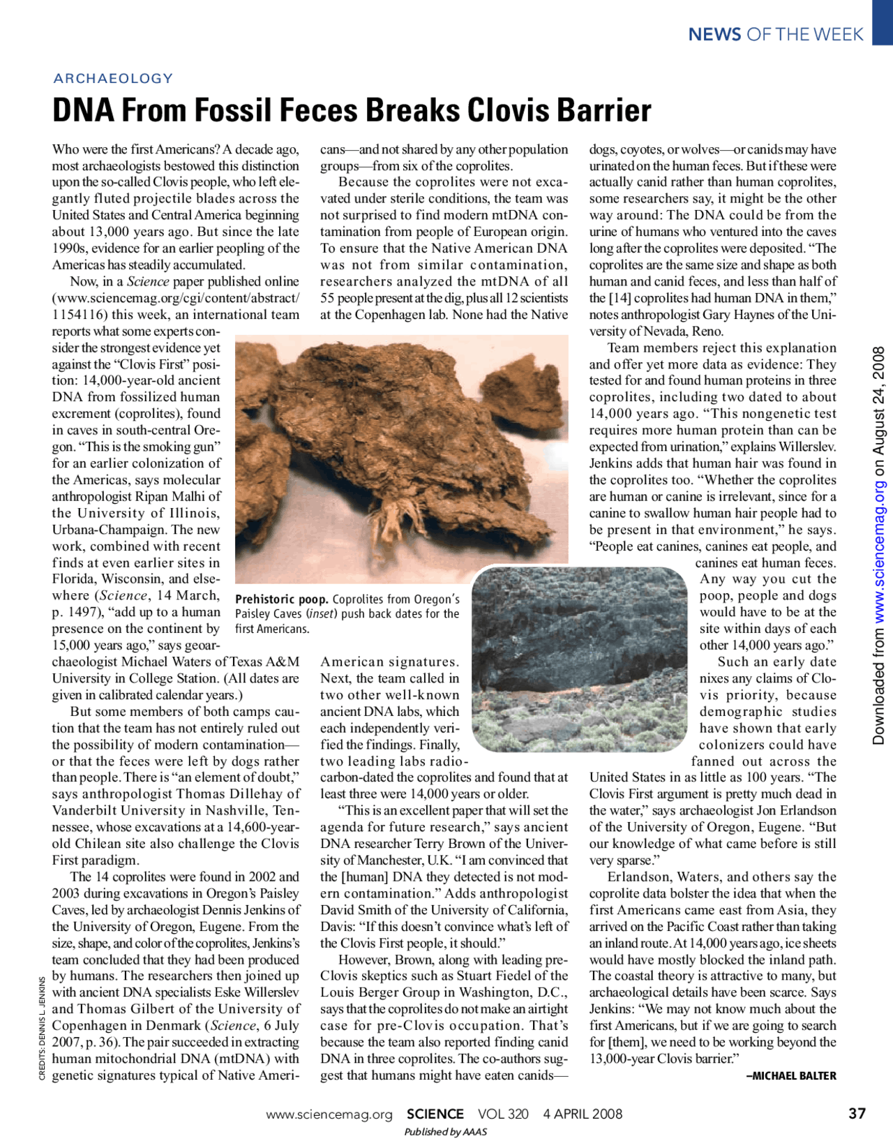 Notes On Pre Clovis Introduction To Prehistory Anth 140 Docsity