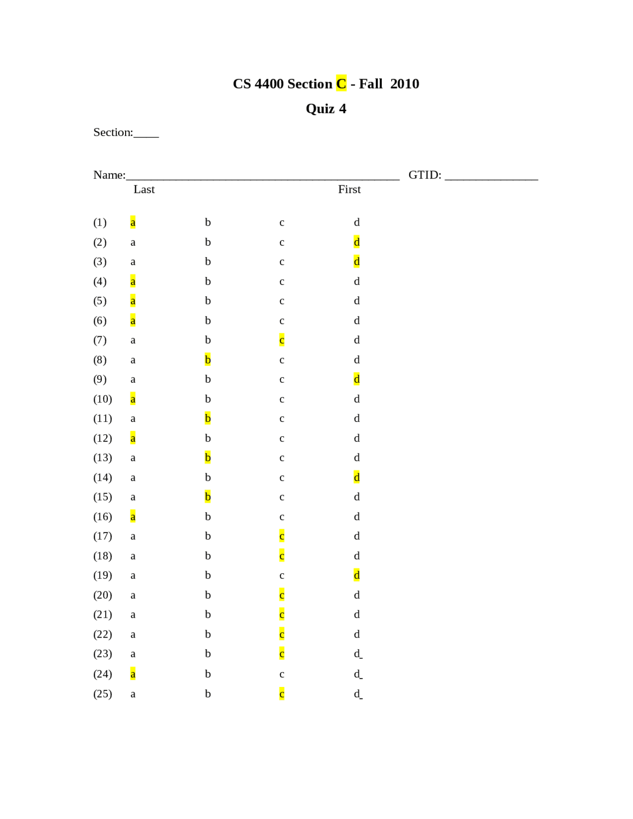 Solved Questions For Quiz 4 Introduction To Database Systems Cs 4400 Quizzes Deductive