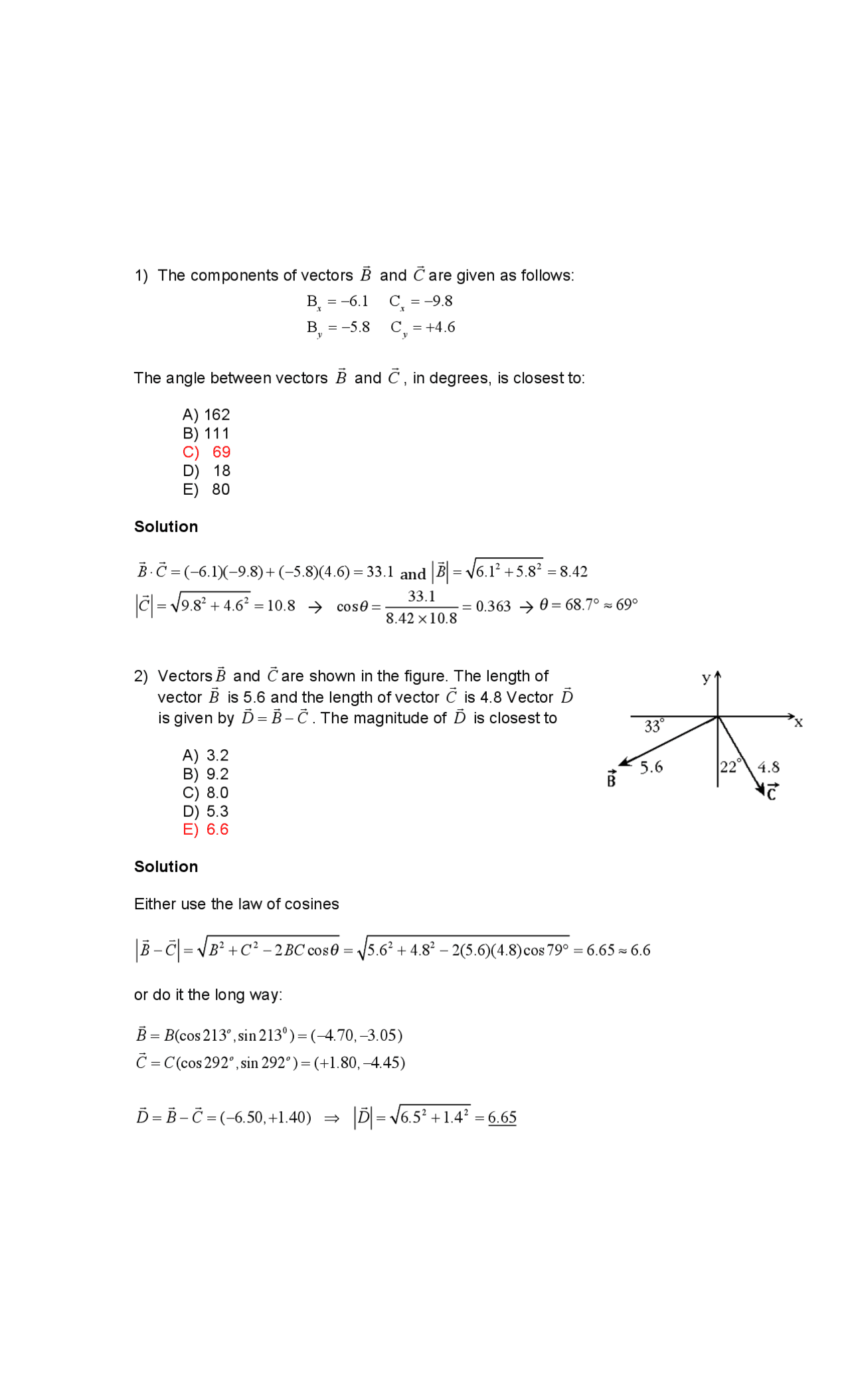 Solved Midterm For Introduction To Classical Physics I Phys 221 Docsity