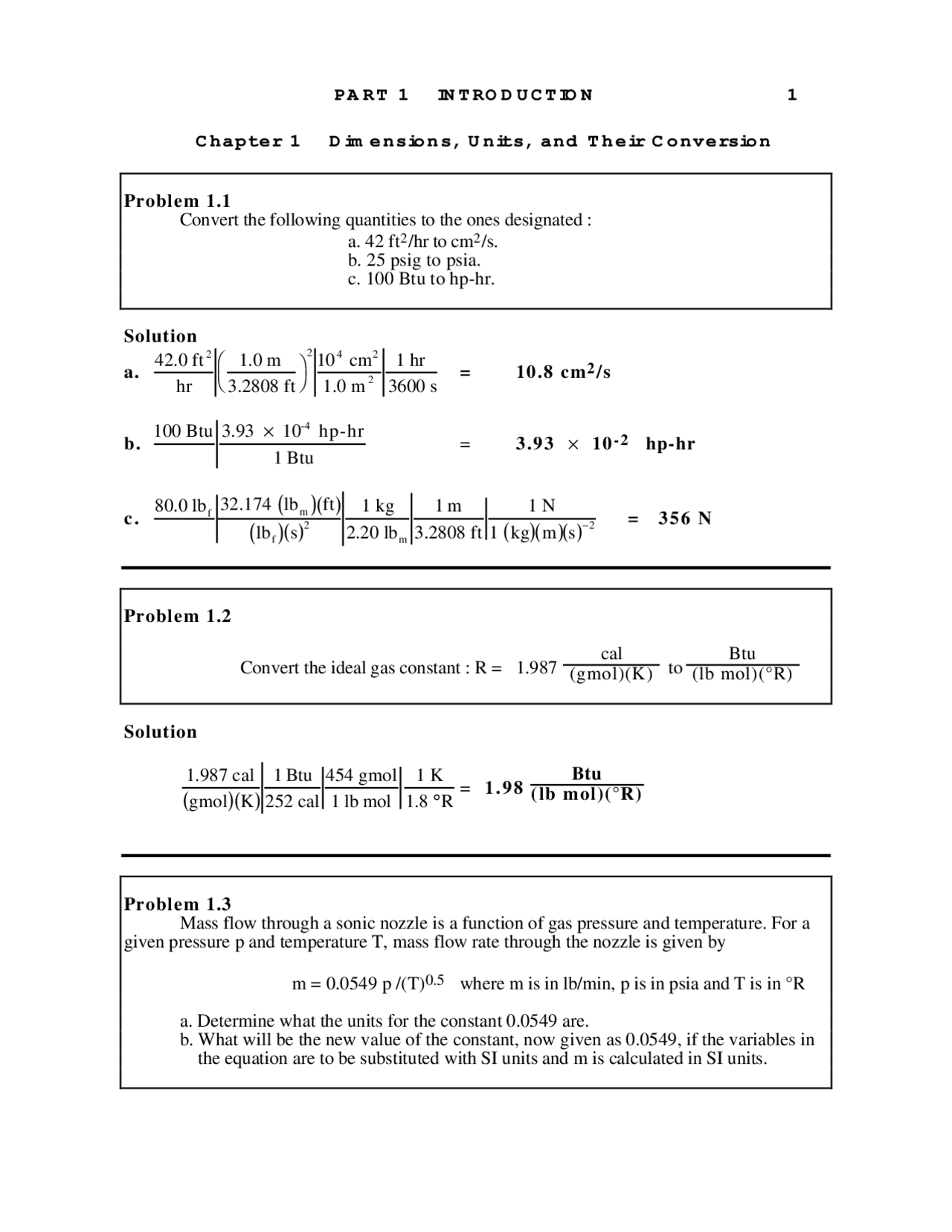 Dimensions, Units, and their Conversion - Solved Questions | BMED 2210 ...