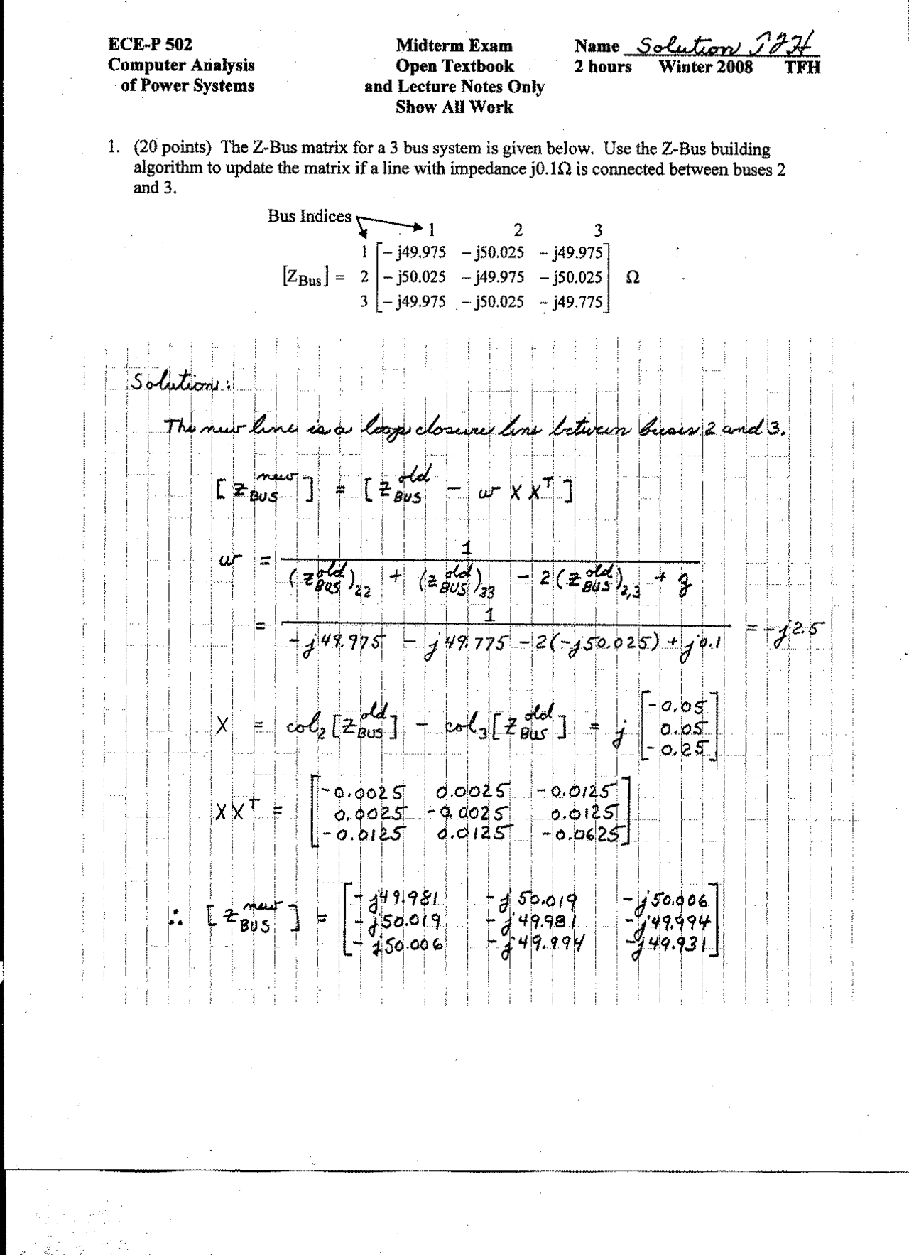 5 Solved Questions On Computer Analysis Midterm Exam Ecep 502 Docsity