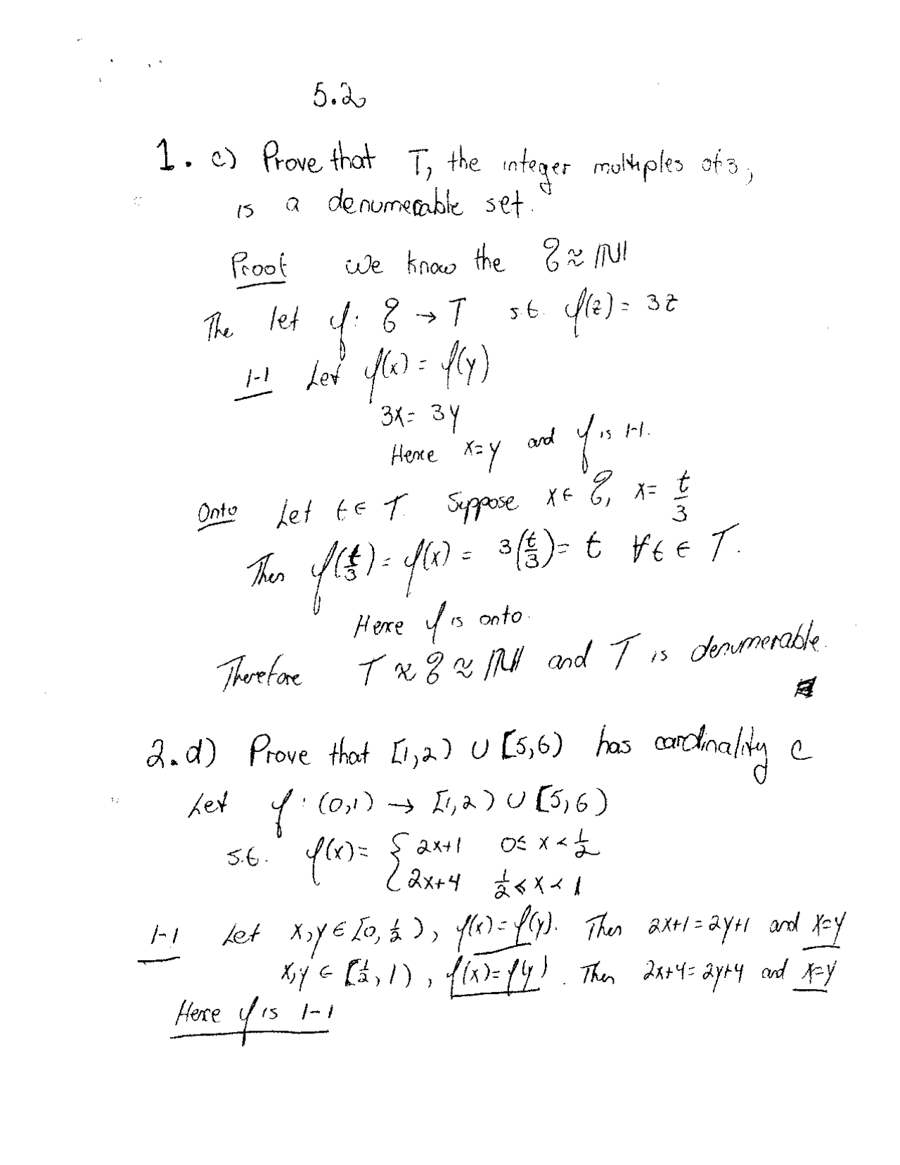 12 Questions on Bridge to Higher Mathematics | MATH 3000 - Docsity