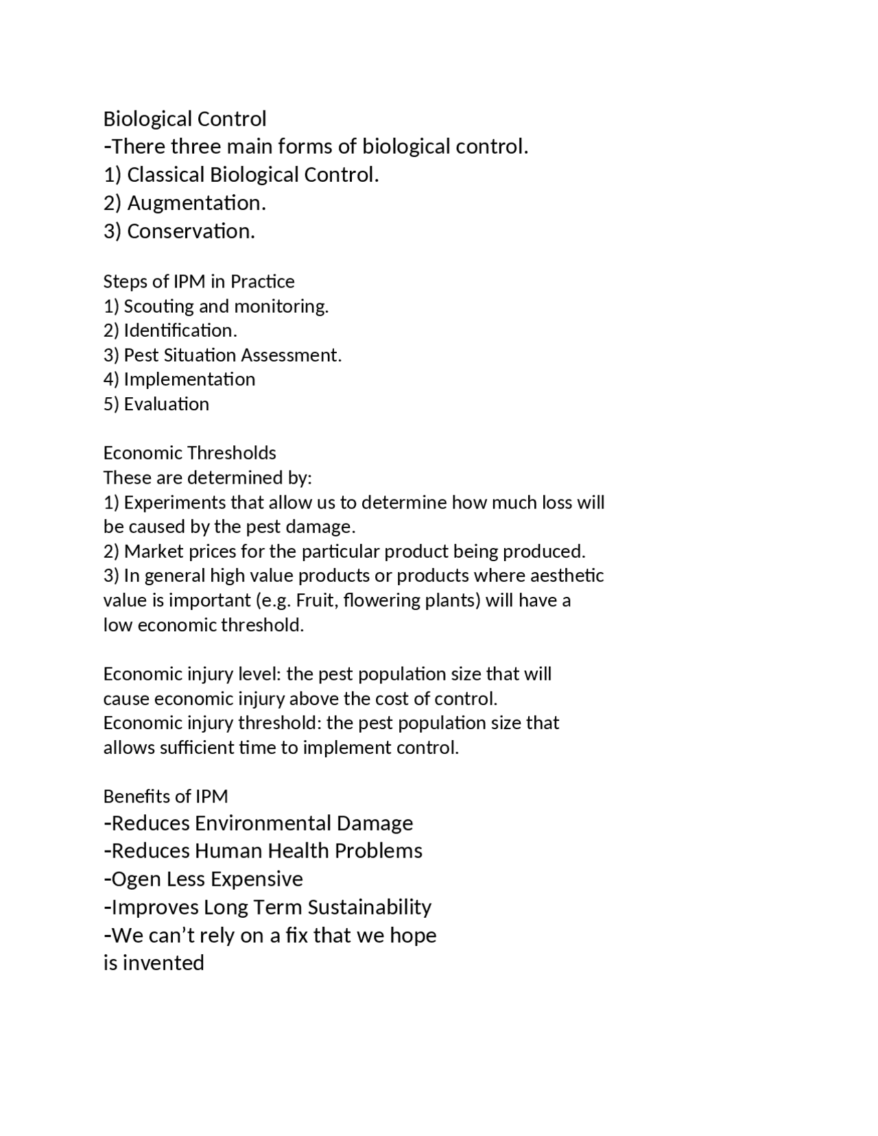 Exam Two Notes Pests Society And Environment Ent 205 Docsity