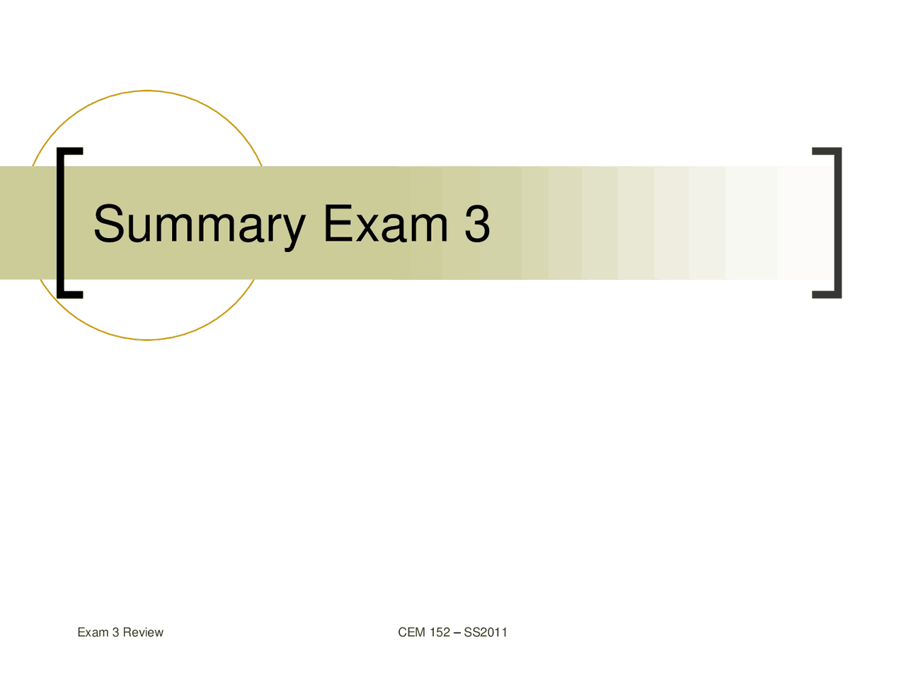 Exam 3 Summary For Principles Of Chemistry Cem 152 Docsity