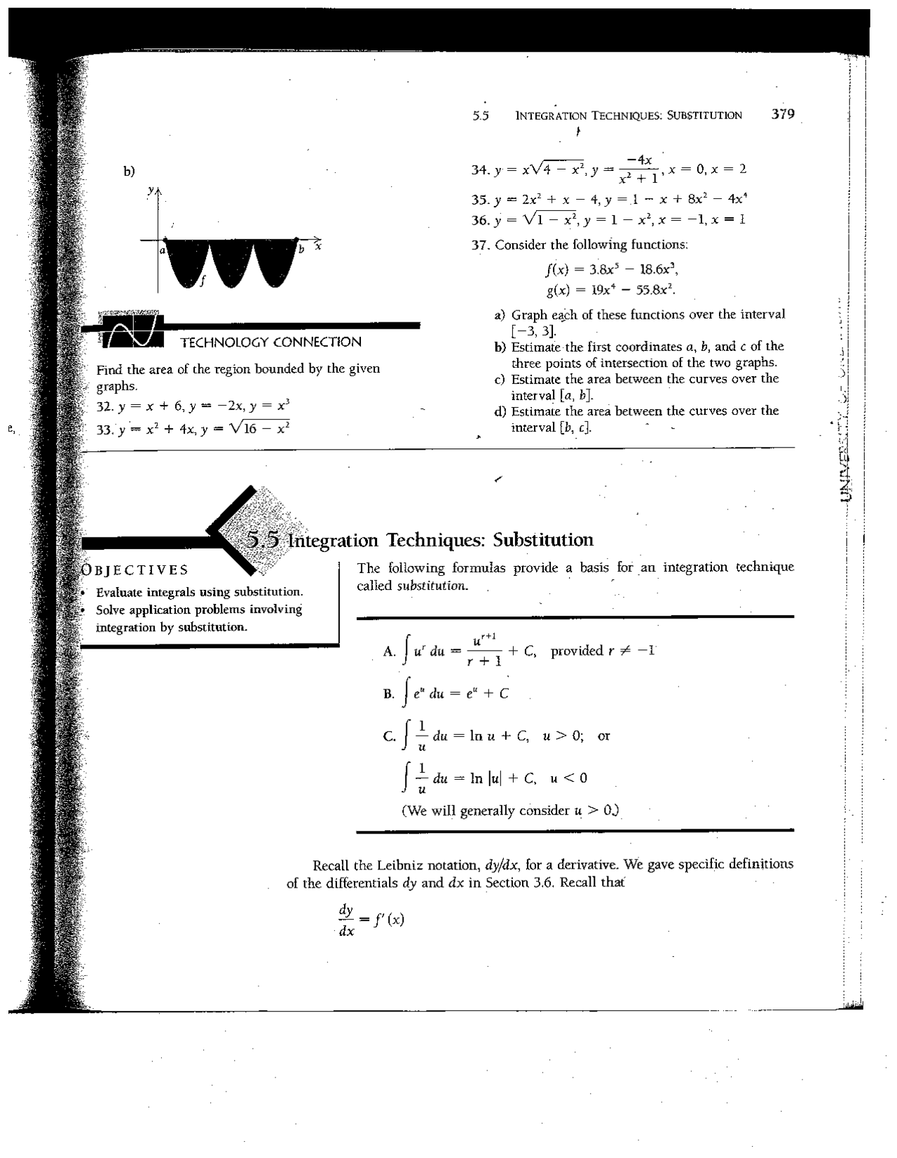 Practice Questions On Integration Techniques Substitution Math 2123