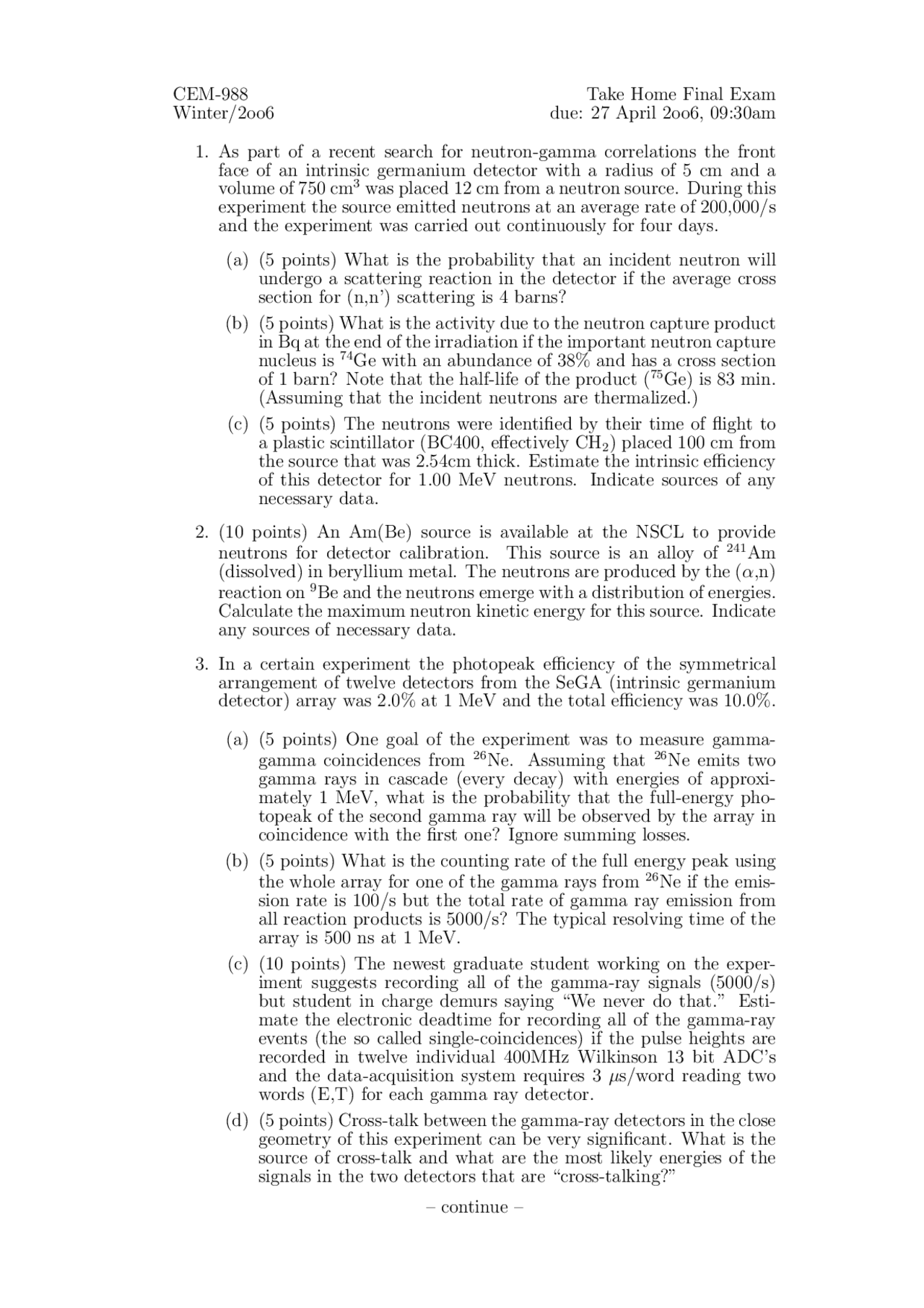 5 Solved Problems On The Physical Chemistry Final Exam Cem 988